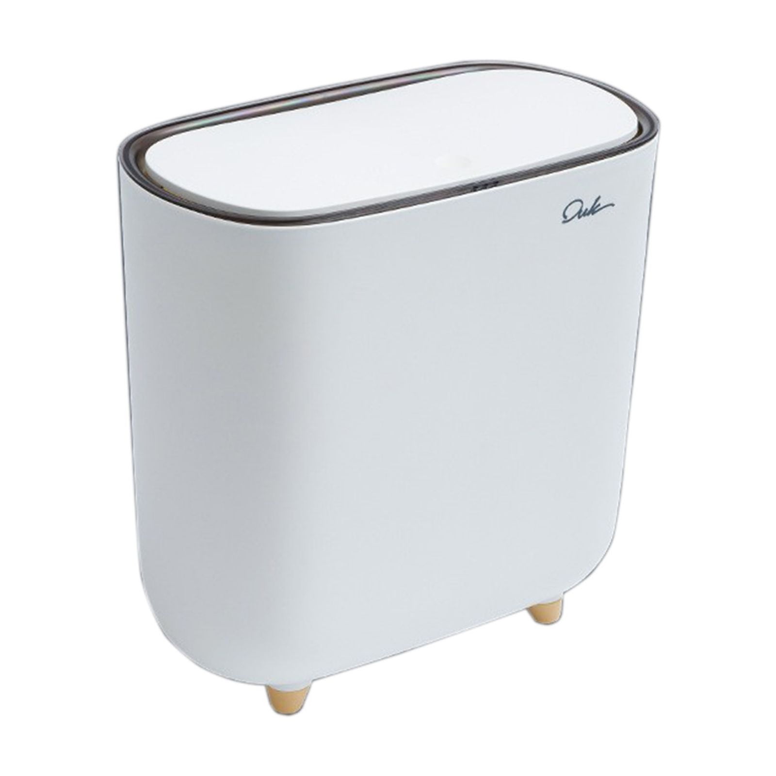 CASAFUN Household Large Capacity Trash Cans with Lid,Narrow Body Waste ...