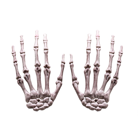CASAFUN Human Skull Sculpture Statues, Halloween Skeleton Decorations ...