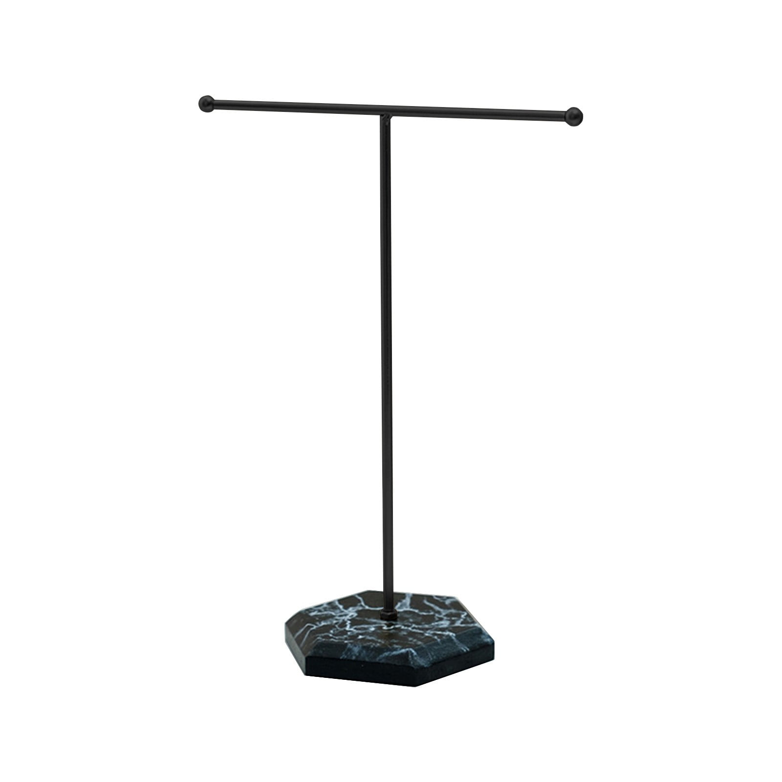 CASAFUN Jewelry Stand Display Necklace Holder T-Bar Plated Metal ...