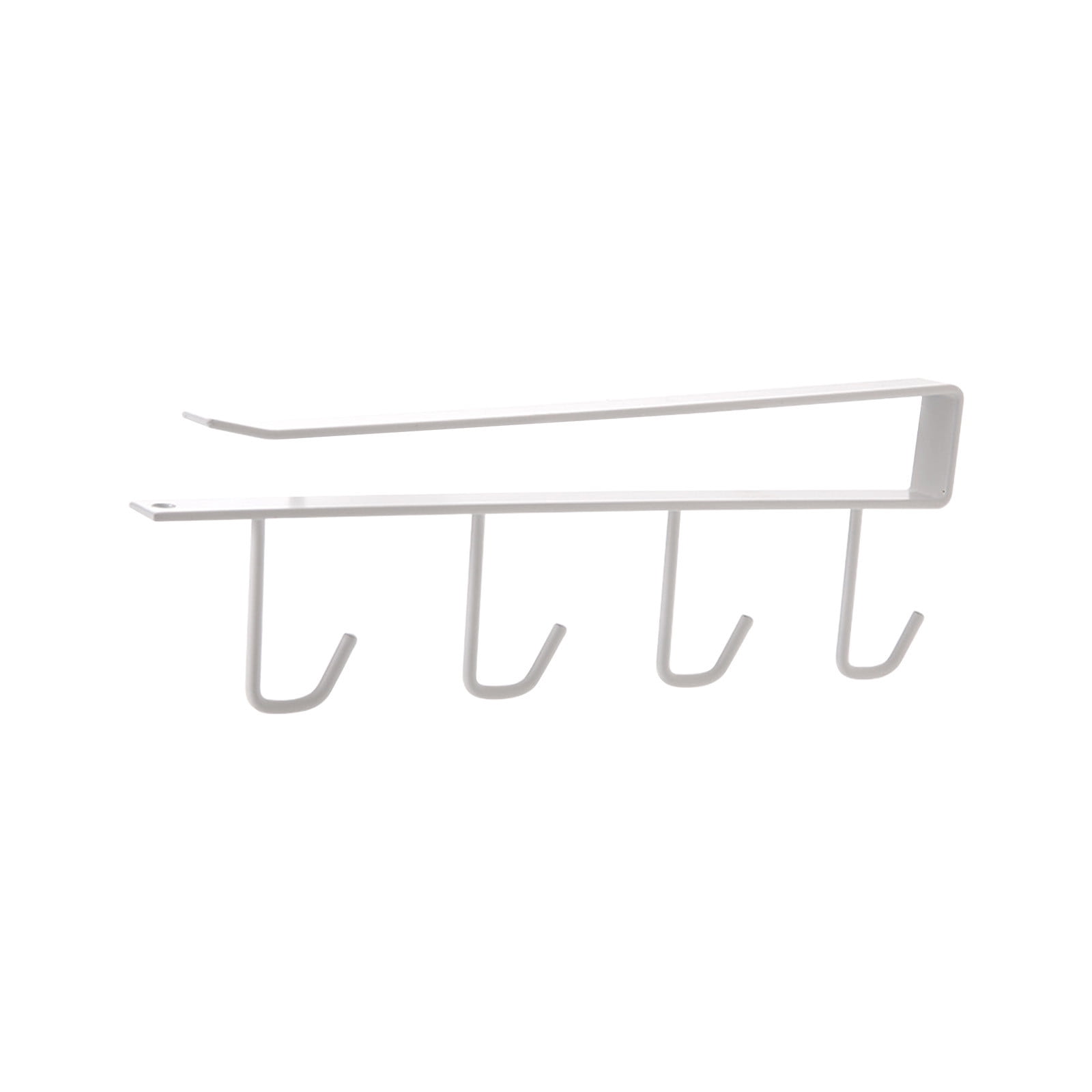 CASAFUN Kitchen Cabinet 4-Hook Storage Organizer Rack - Nail- Drill ...