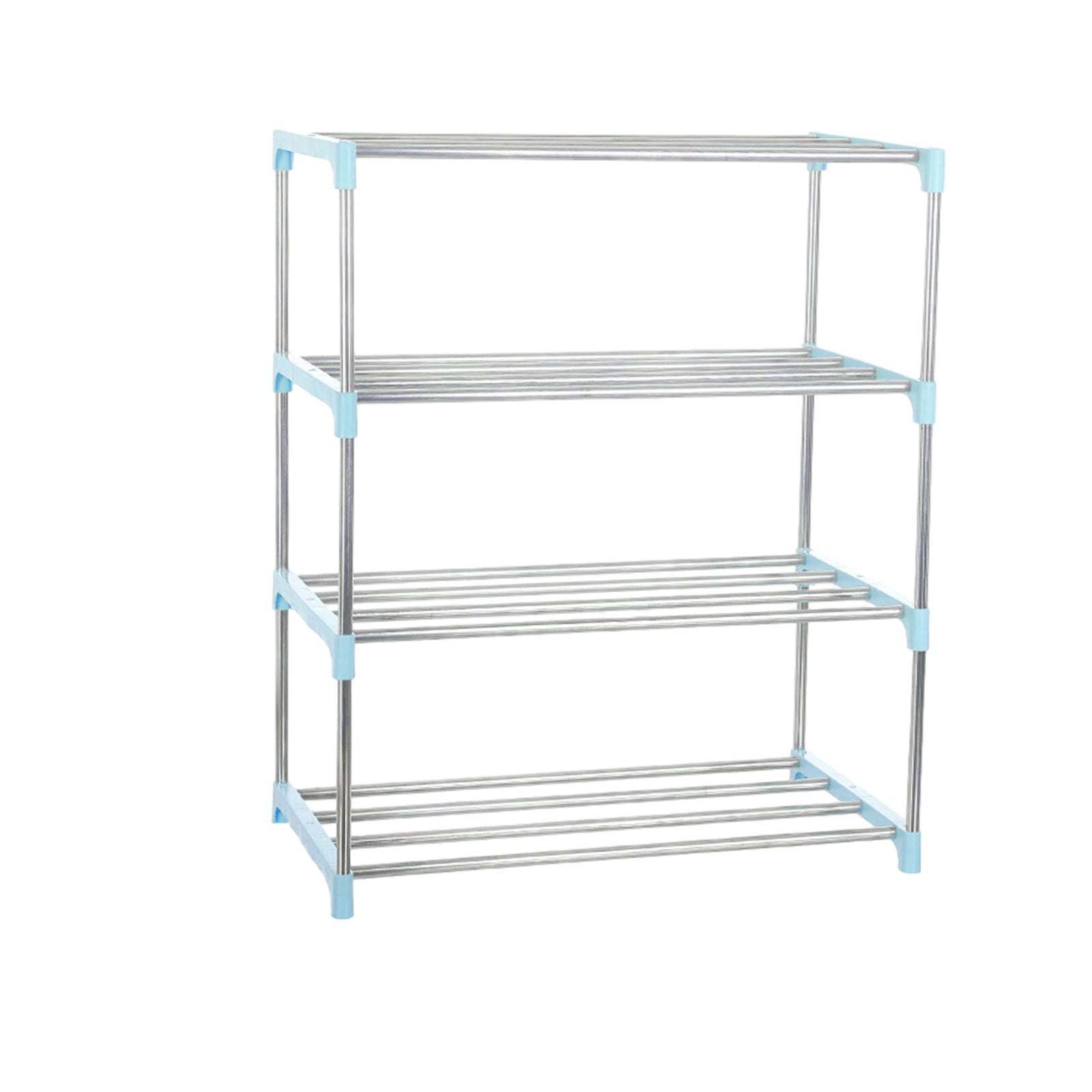 CASAFUN Lightweight 4-layer Shoe Rack with Thickened Steel Pipe ...