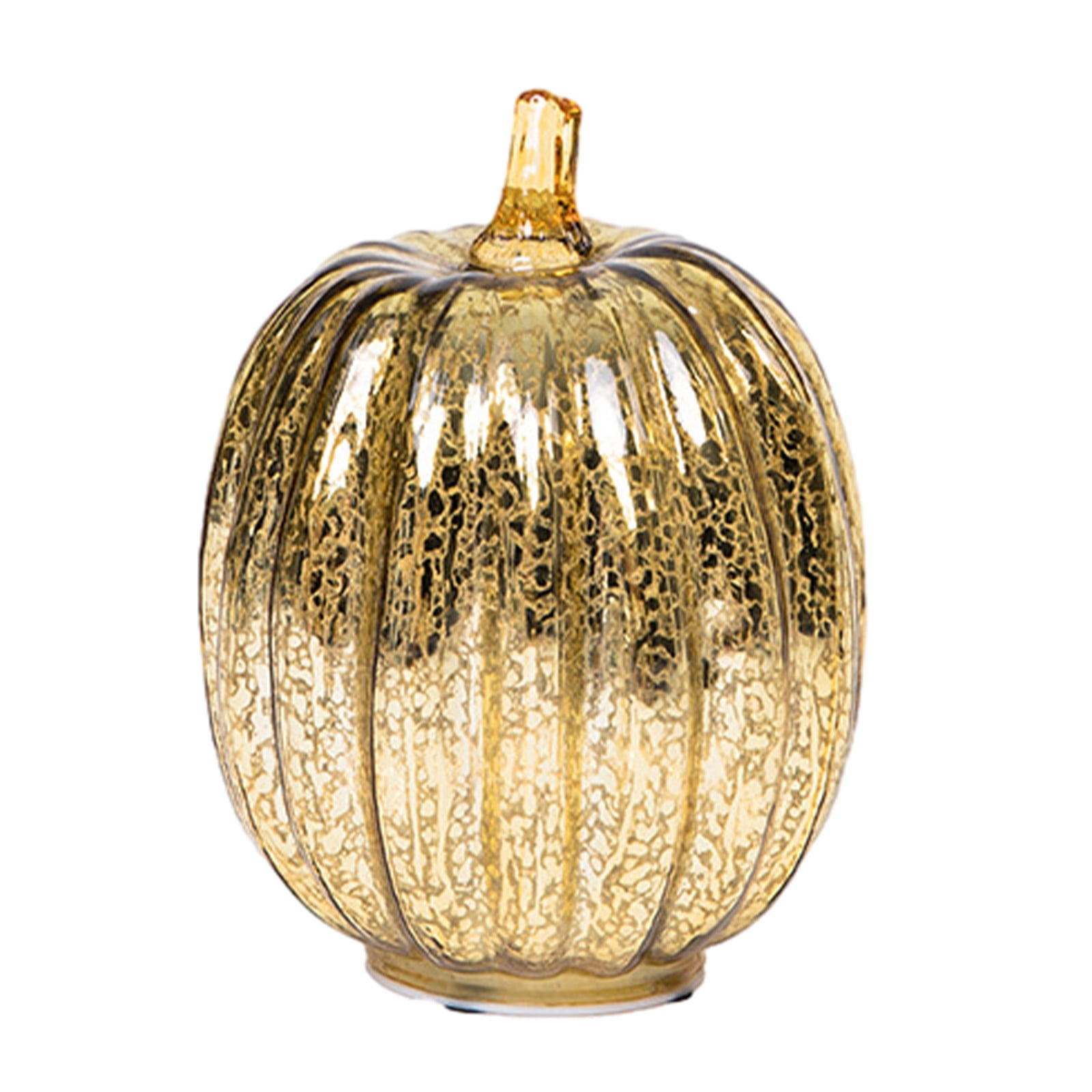 CASAFUN Mercury Glass Pumpkin Light with Timer,Battery Operated Led ...