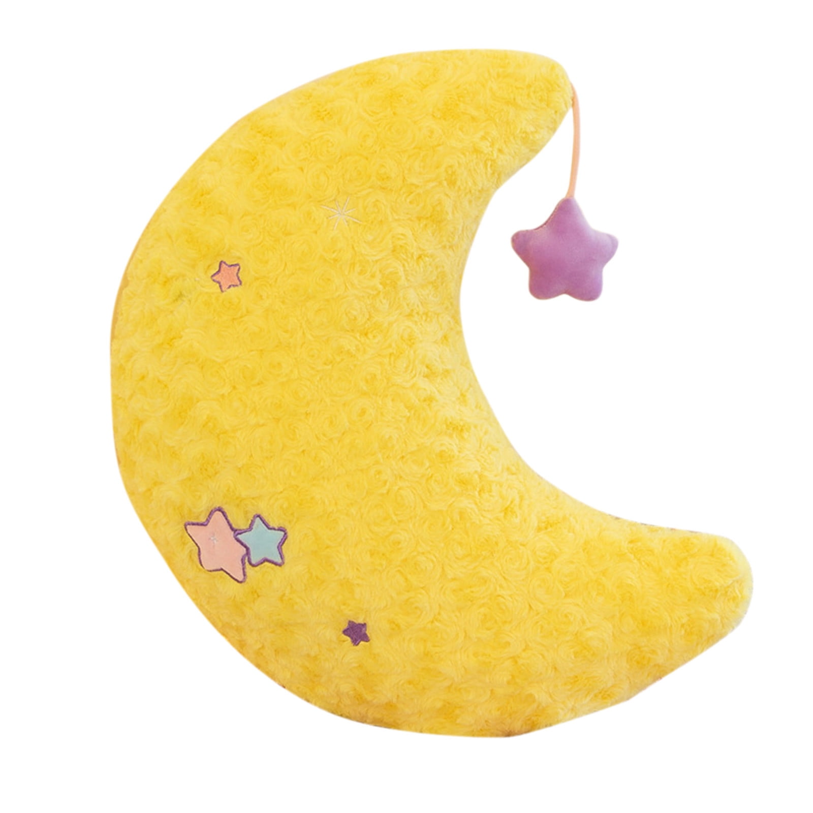 CASAFUN Moon Stuffed Pillow, Moon Plush Toy Hanging a Star, Home ...