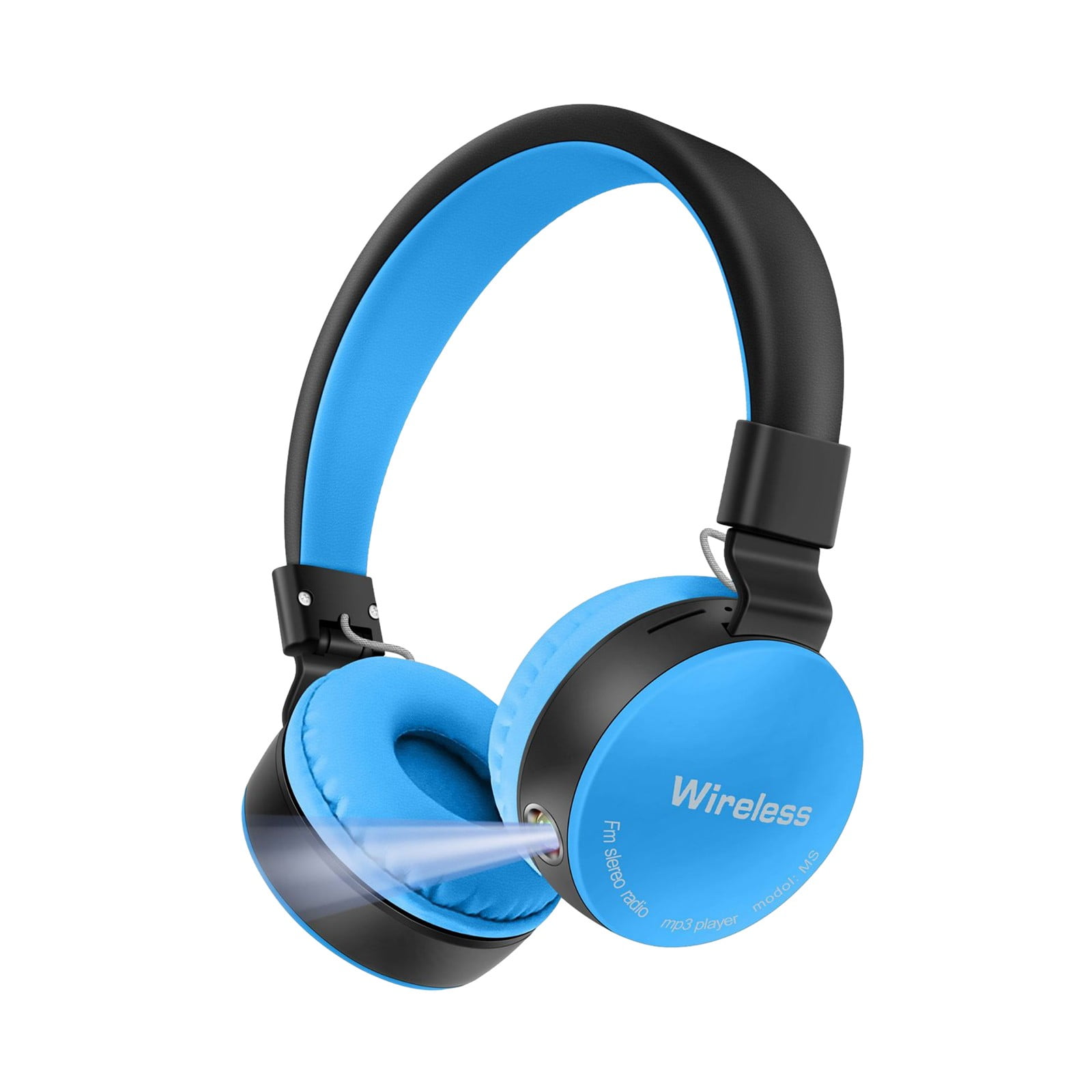 CASAFUN New Kids Bluetooth Headphones with Microphone for School On-Ear ...