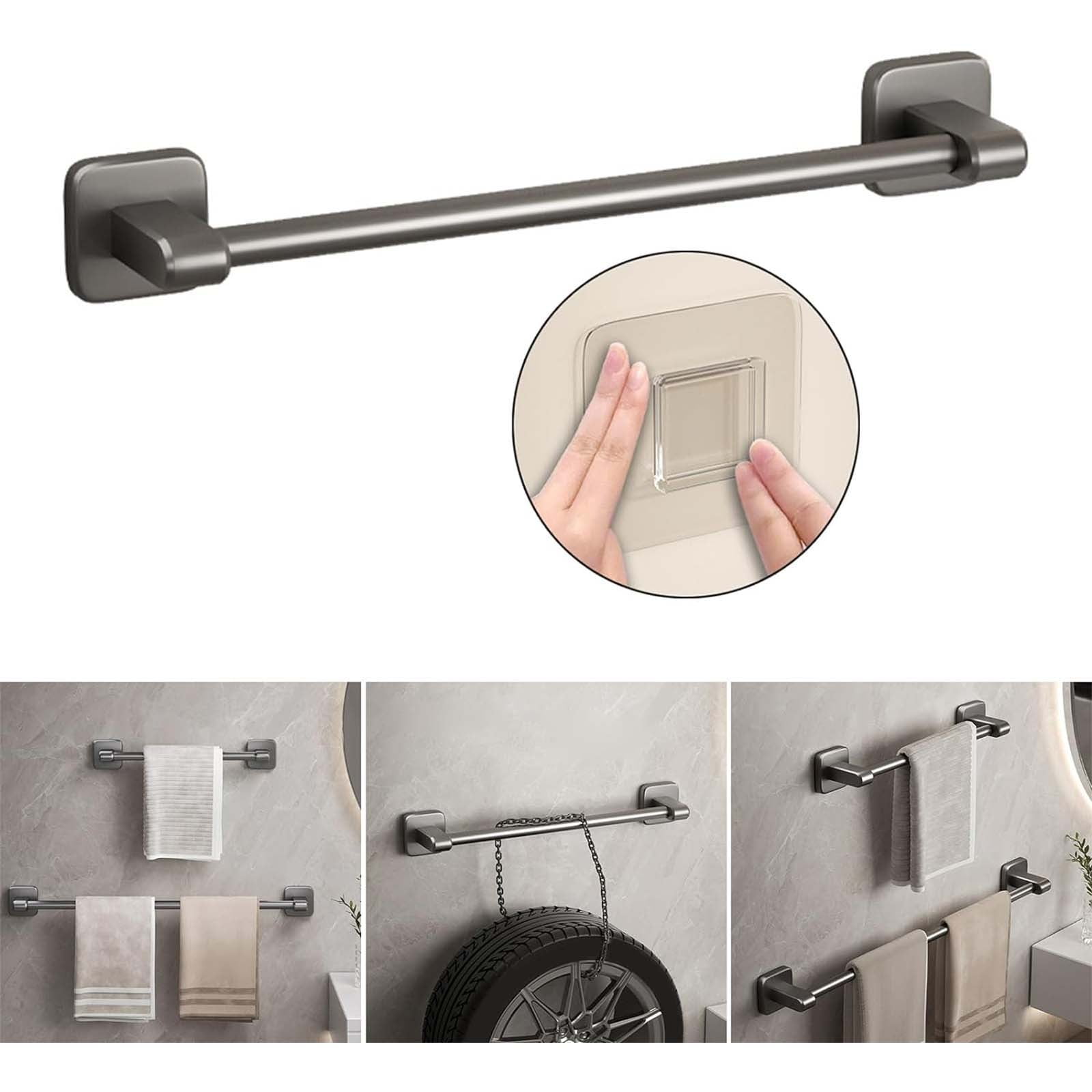 CASAFUN Perfect Bathroom Towel Bar Wall Mounted Towel Racks for ...