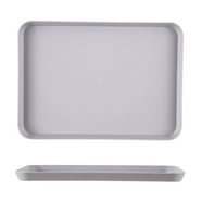 Stock Your Home Large Plastic Serving Trays for Fast Food (Set of 6) 16 ...