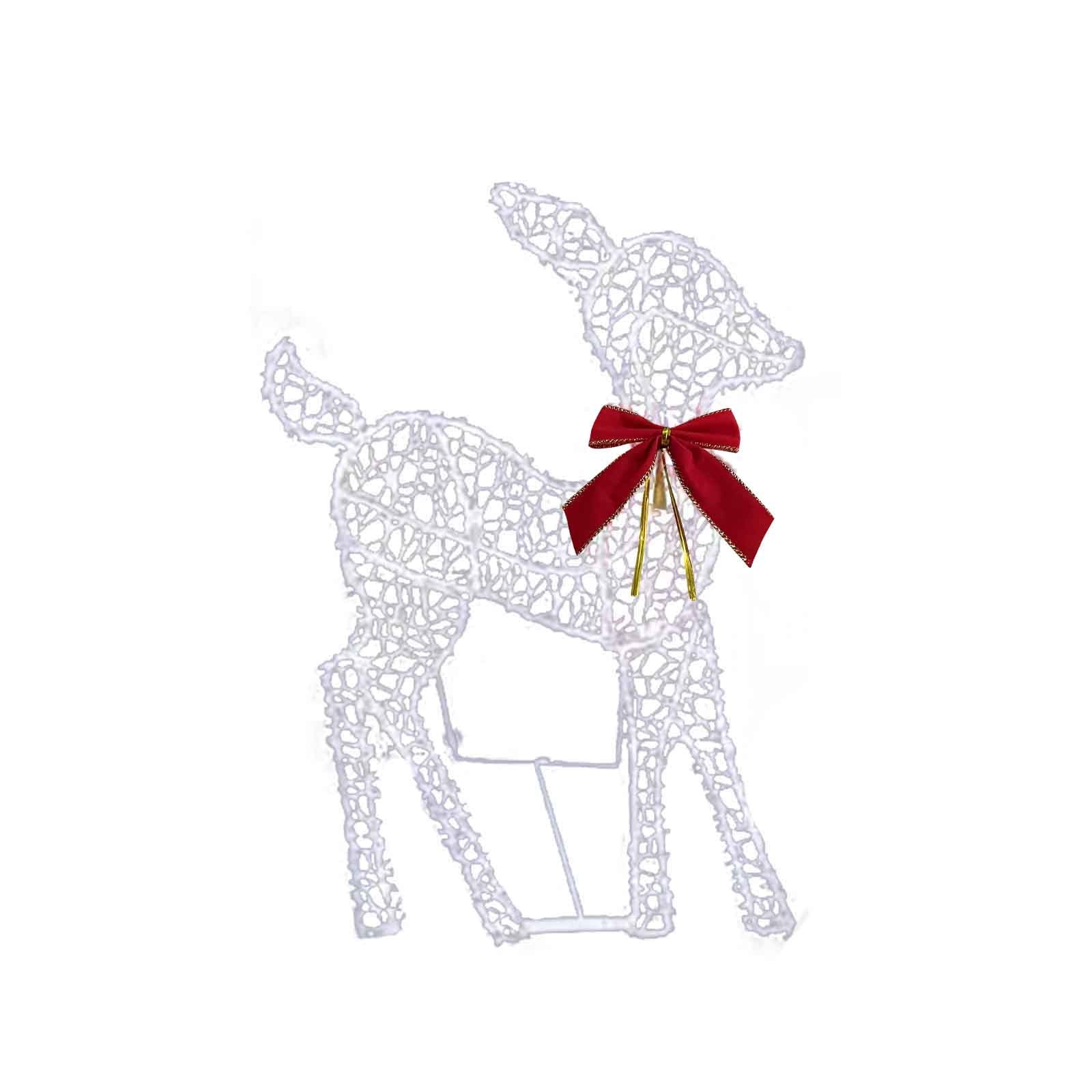 CASAFUN Pre-Lit Light Up Christmas Yard Decoration, 60 Lights 2D ...