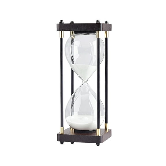 Vintage Wooden Hourglass Timer, 60 Minutes Large Sand Timer for Home ...