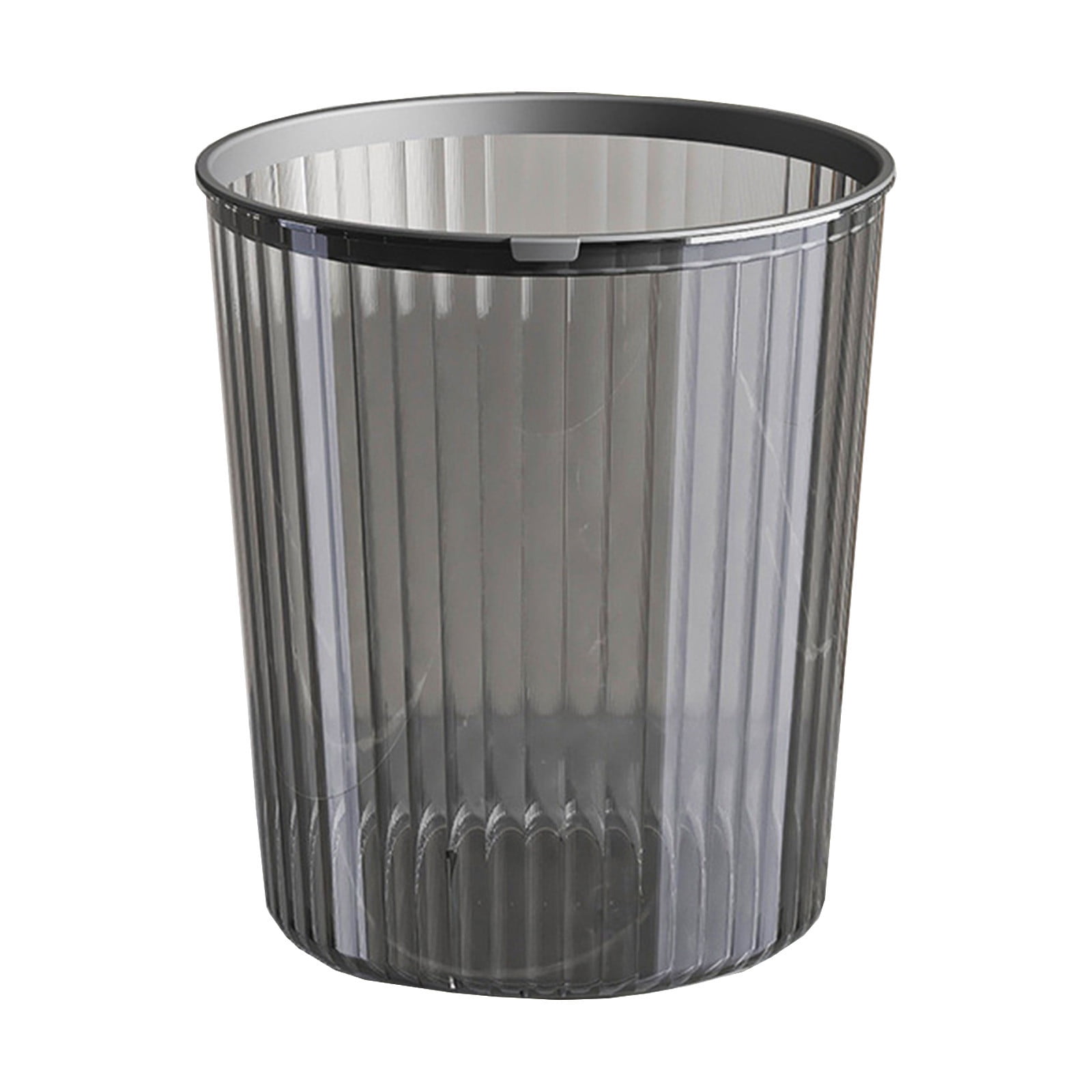 CASAFUN Premium Lidless Press Ring Bathroom Trash Can Toilet Garbage ...