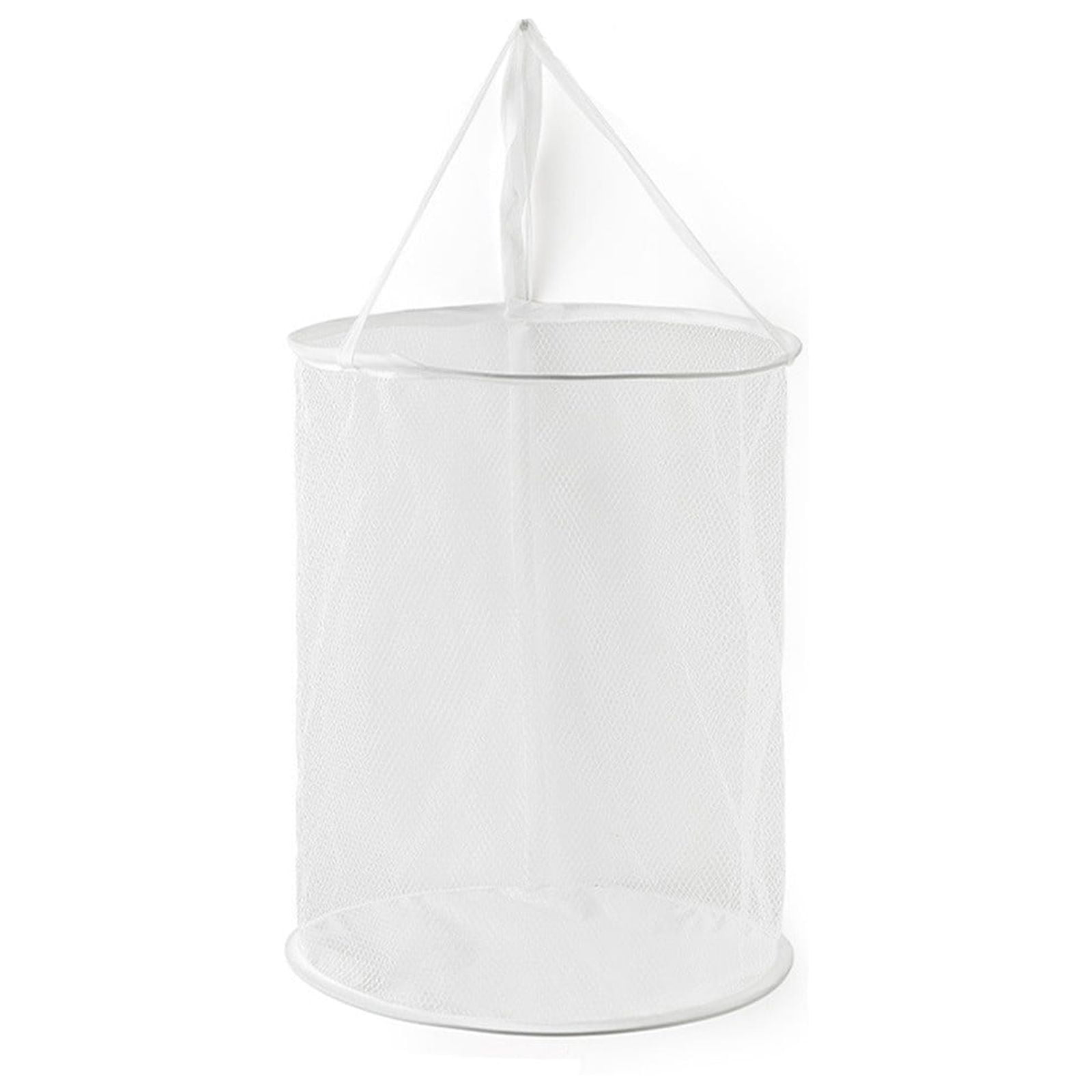 CASAFUN Premium Tubular Wall Laundry Hamper w/Sturdy Handle/Free Hooks ...