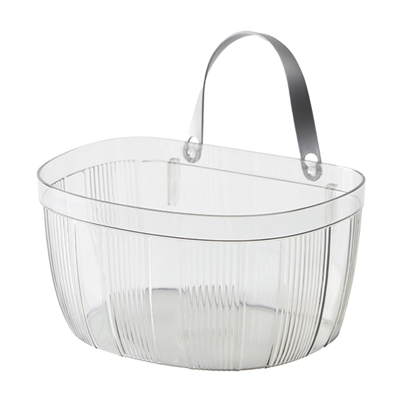 CASAFUN Punch-Free Kitchen Wall Hanging Vegetable Basket with Clear ...