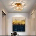 Cififendec Semi Flush Mount Ceiling Light, Modern Chandelier Crystal ...