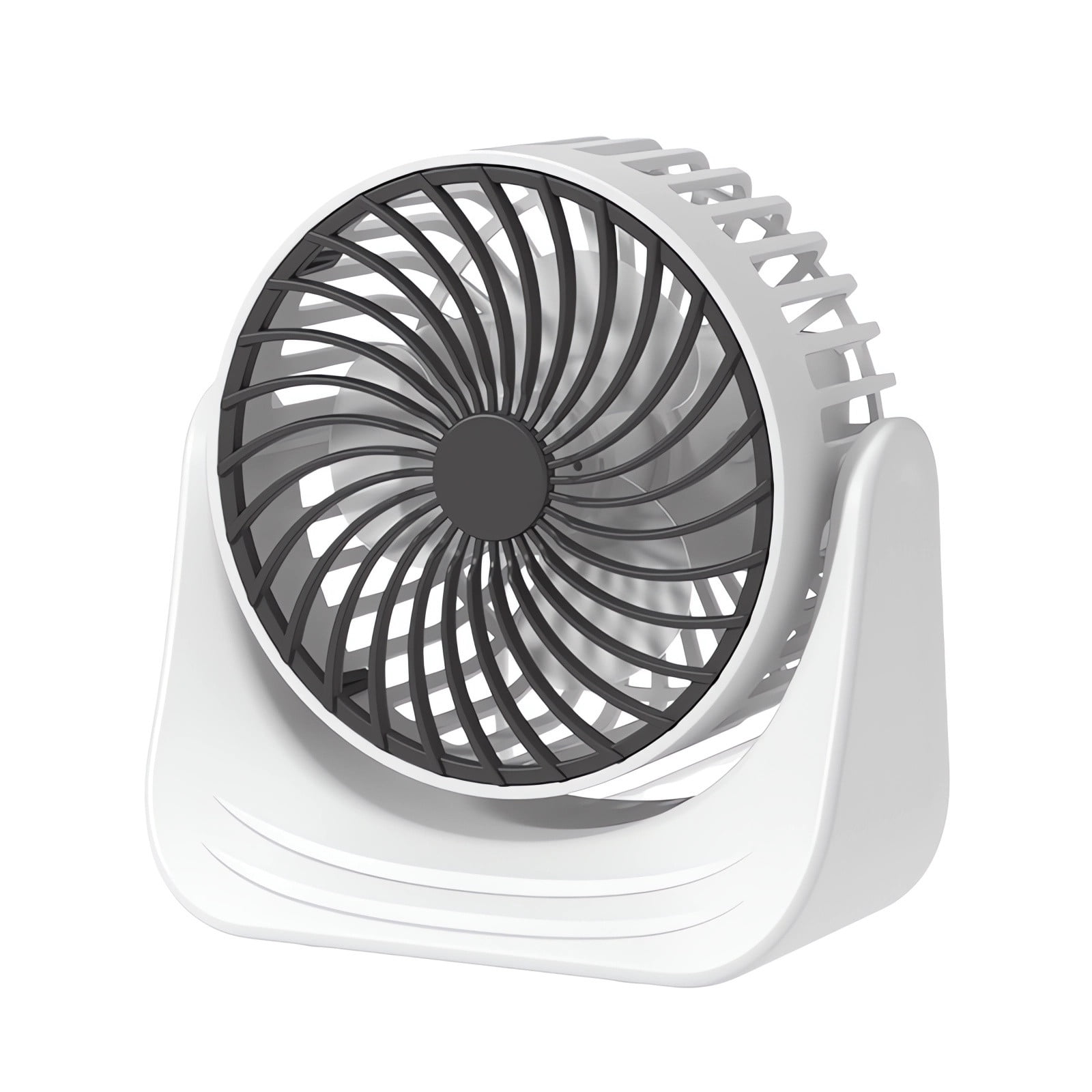 CASAFUN Silent Small Desk Fan, Circulation Fans with 3 Speeds Strong ...