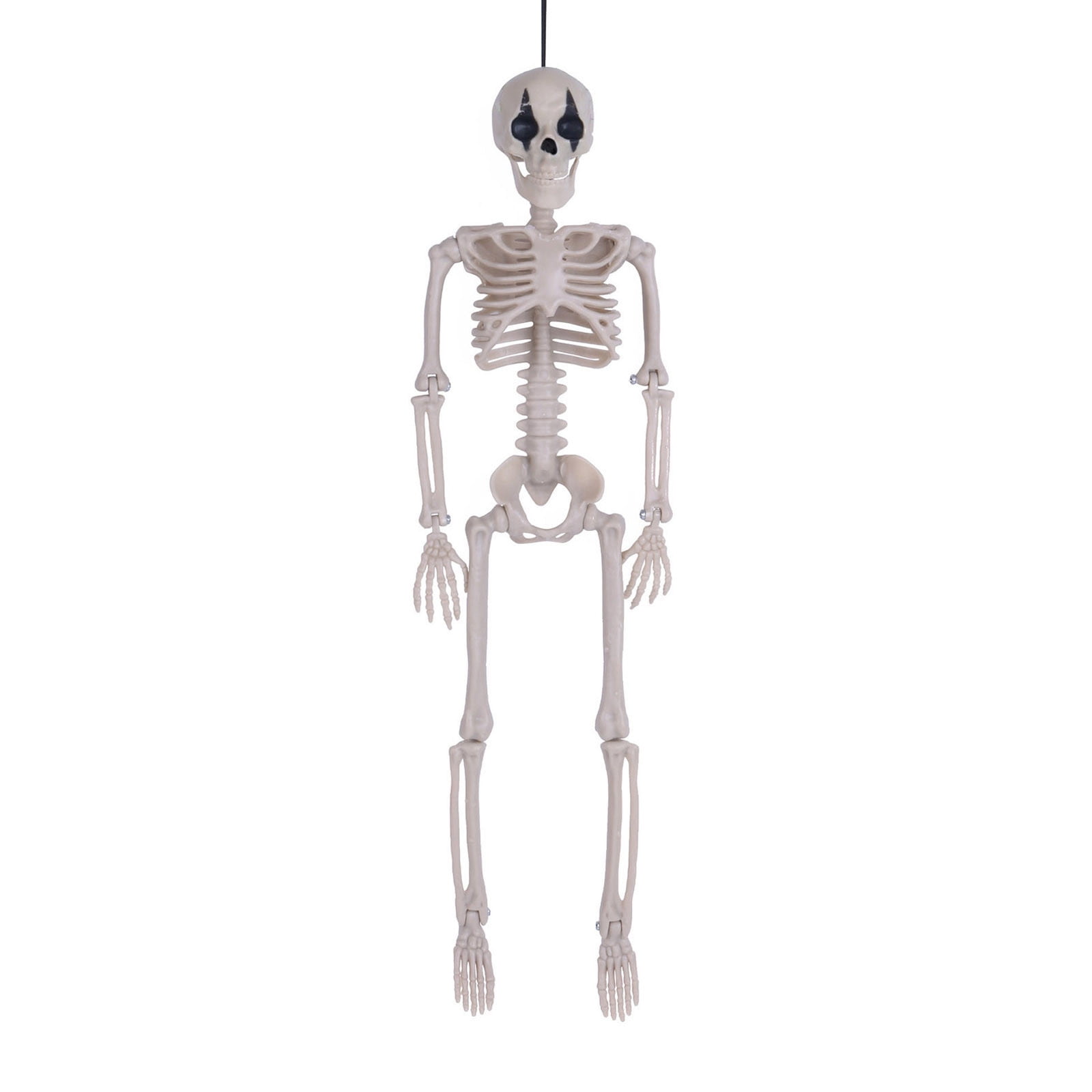 CASAFUN Skeleton Halloween Decorations, Realistic Full Body Movable ...