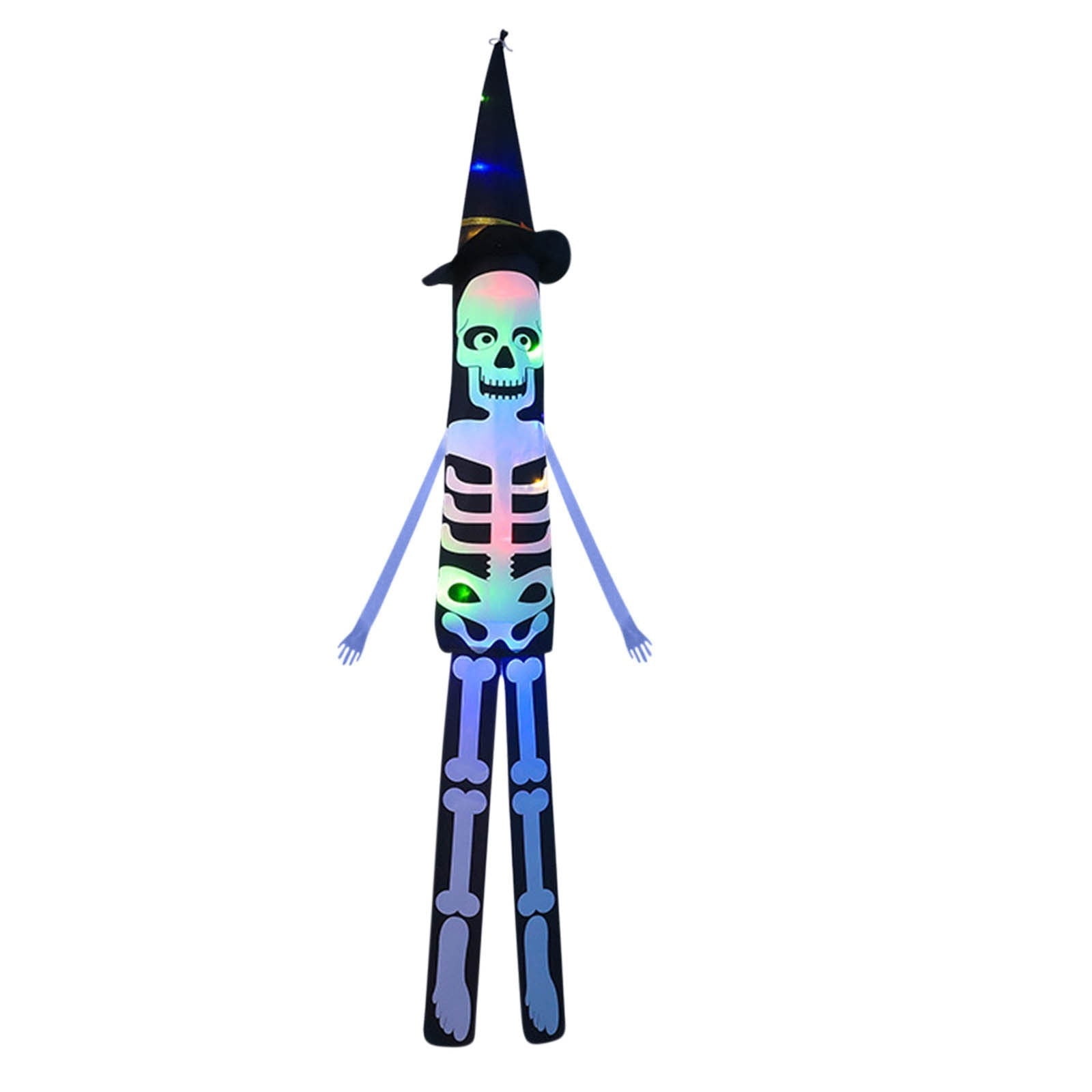 CASAFUN Skeleton Halloween Decorations, Realistic Full Body Movable Posable Joints Skeleton ...