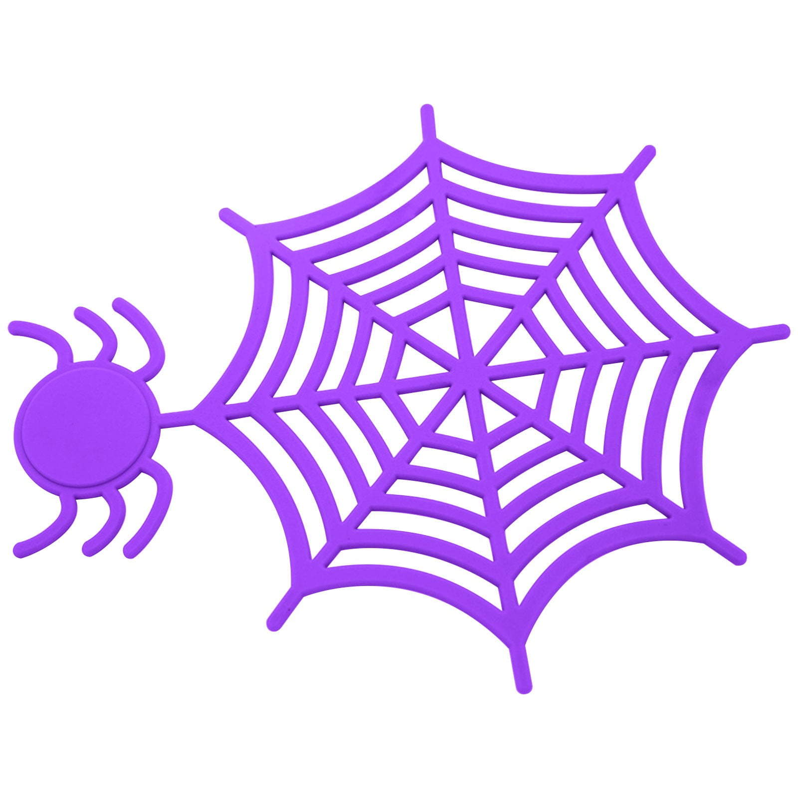 CASAFUN Spider Web Metal Wall Decor Sign - Halloween Inspired Creepy ...