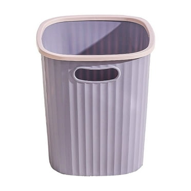 CASAFUN Premium Lidless Bathroom Trash Can Toilet Garbage Bin Office ...