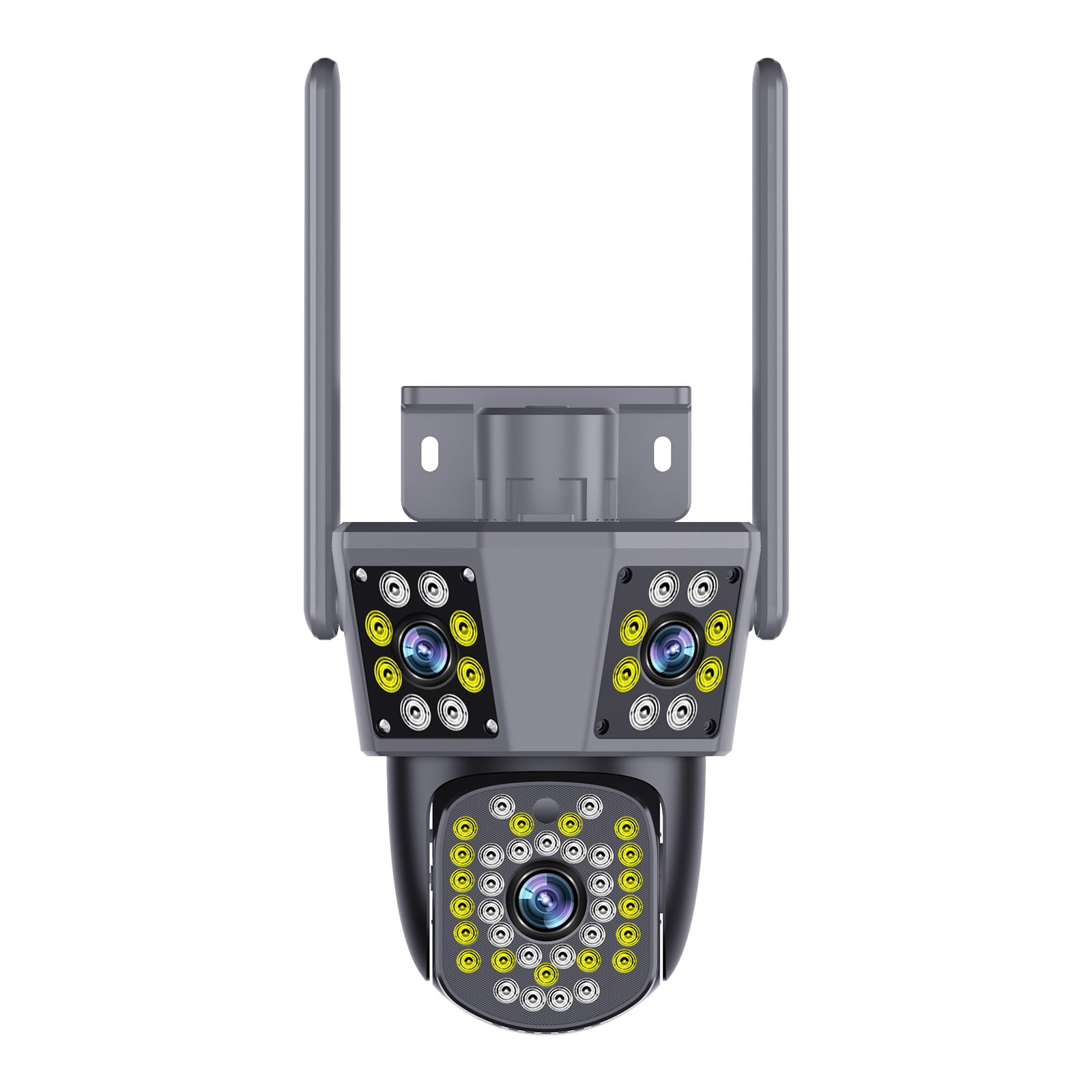 CASAFUN Three Screen WiFi Monitor, 2K 2MP WIFI High-Definition Night ...