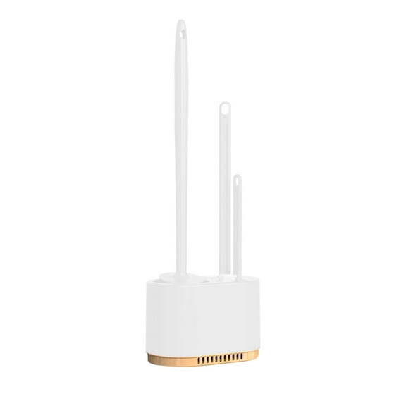 EDHITNR Plastic Toilet Brush, Long Handle No Dead Angle Cleaning Brush ...