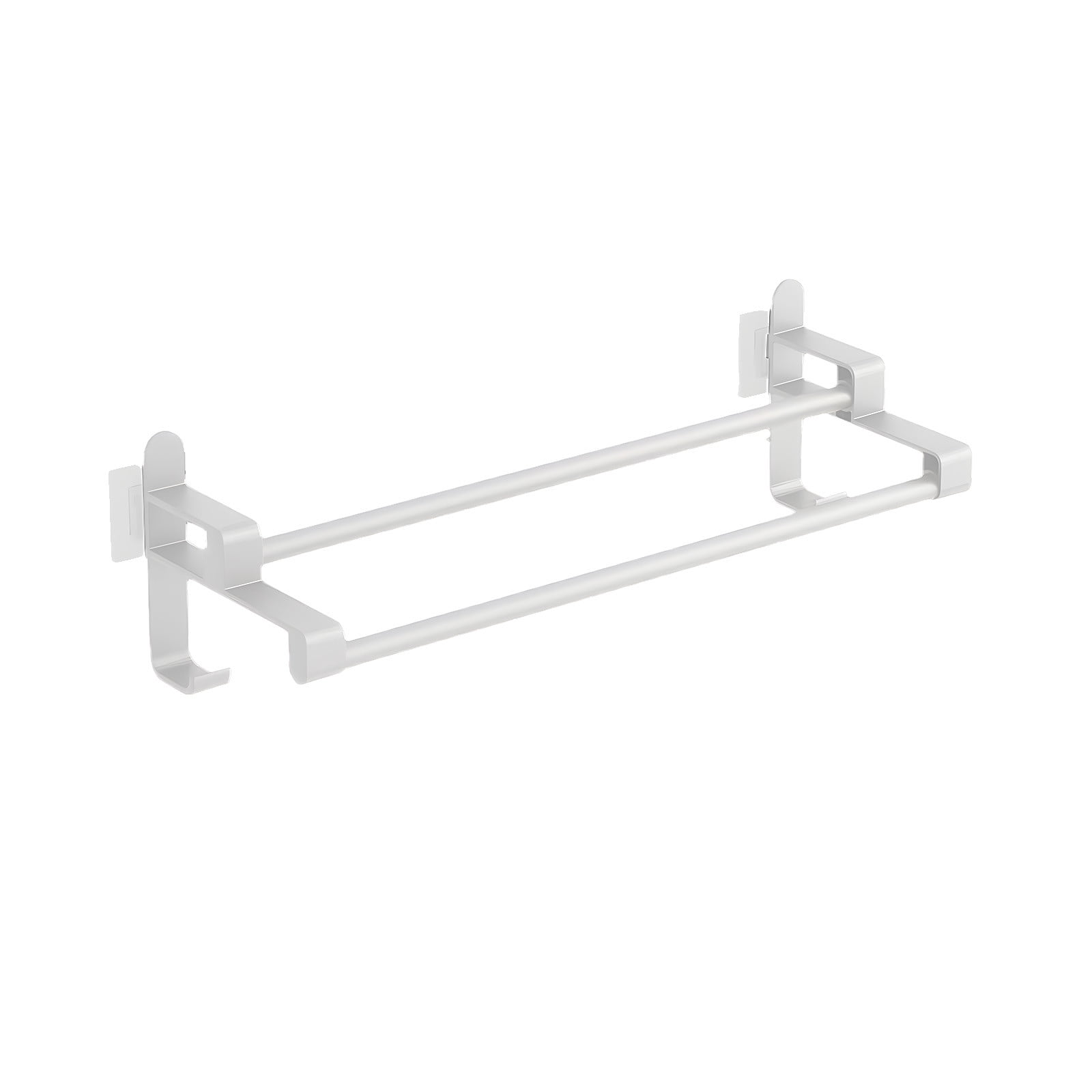 CASAFUN Towel Holder for Kitchen Cabinet,Two-Tier Kitchen Towel Rack ...