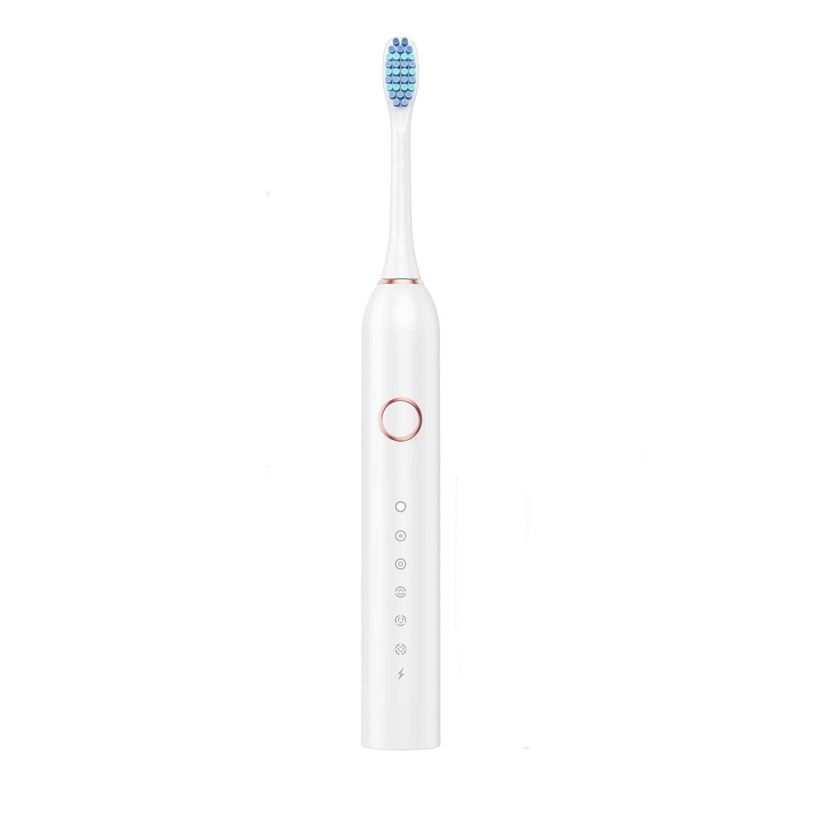 CASAFUN Upgraded IPX7 Electric Toothbrush with 8 Brush Heads and 6 ...