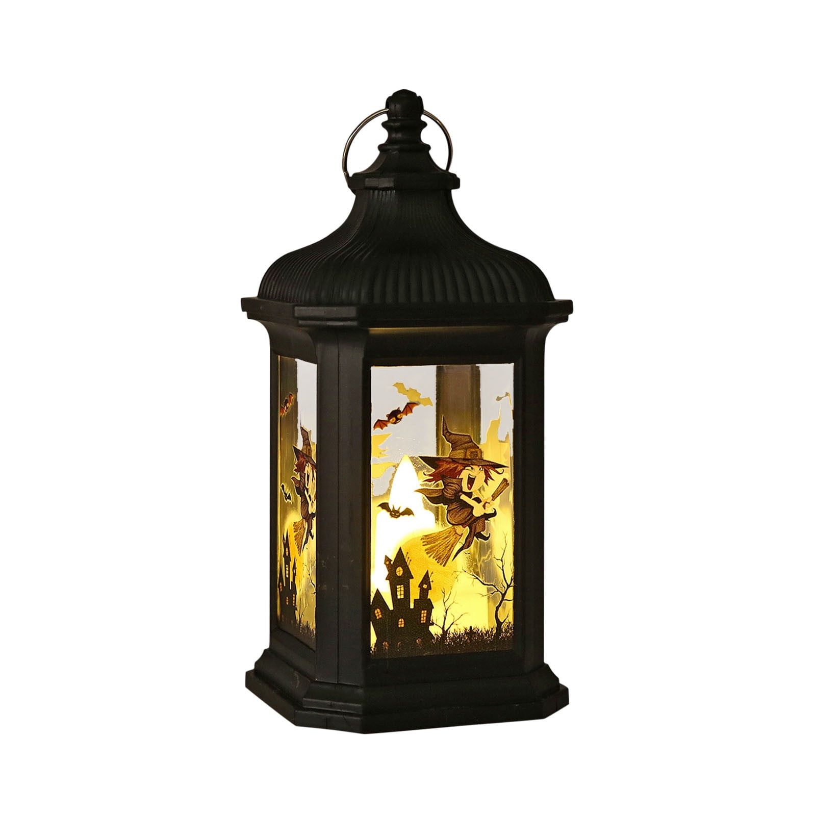 CASAFUN Vintage Lanterns Candlestick, Castle Hollow Iron Lantern Candle ...