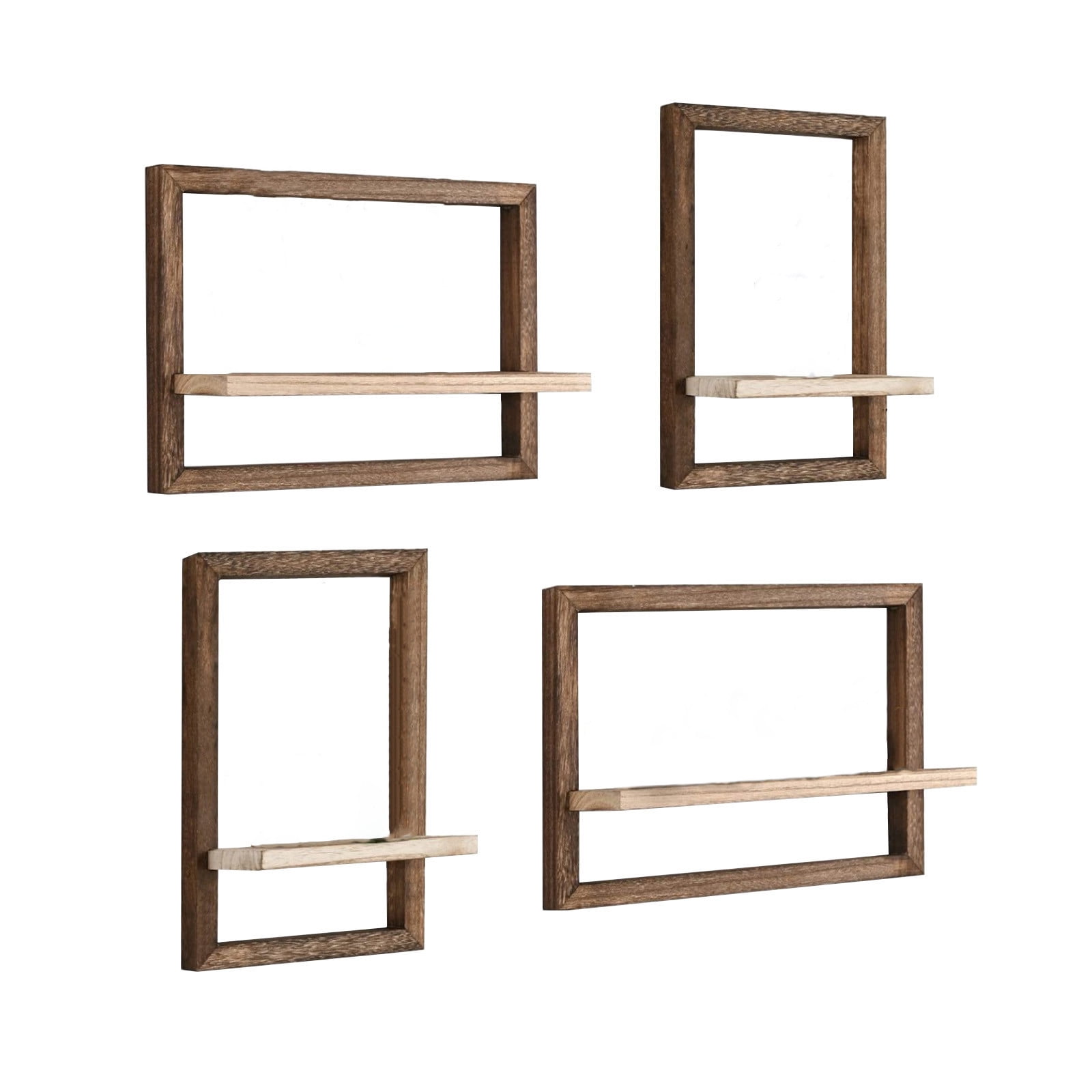 CASAFUN Wall Shelves Floating Shelves For Wall Wall Mounted Wood ...