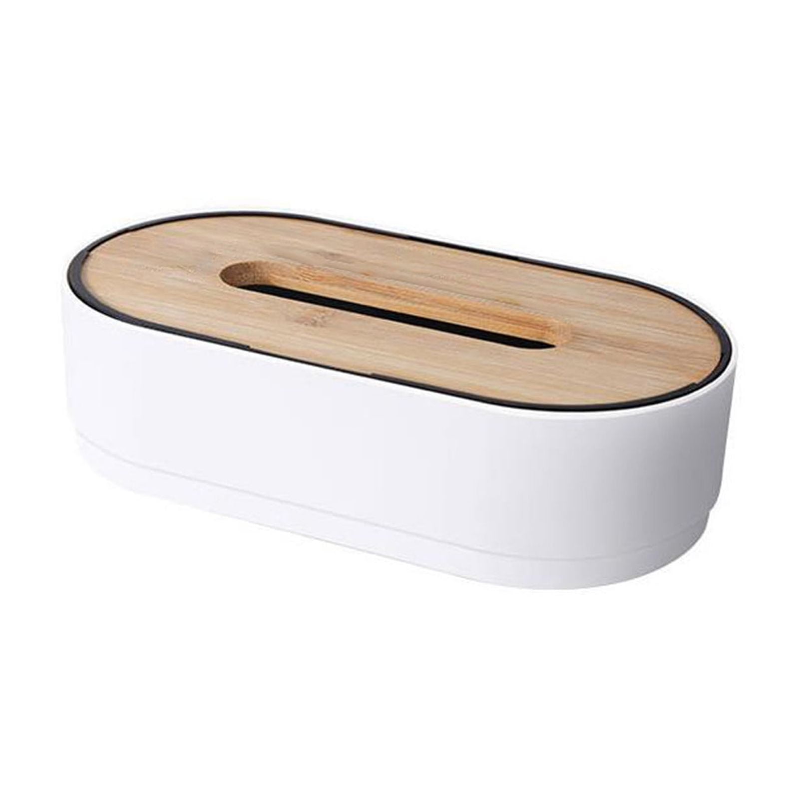 CASAFUN Wood Paper Towel Dispenser, Tissue Holder Household Floating ...