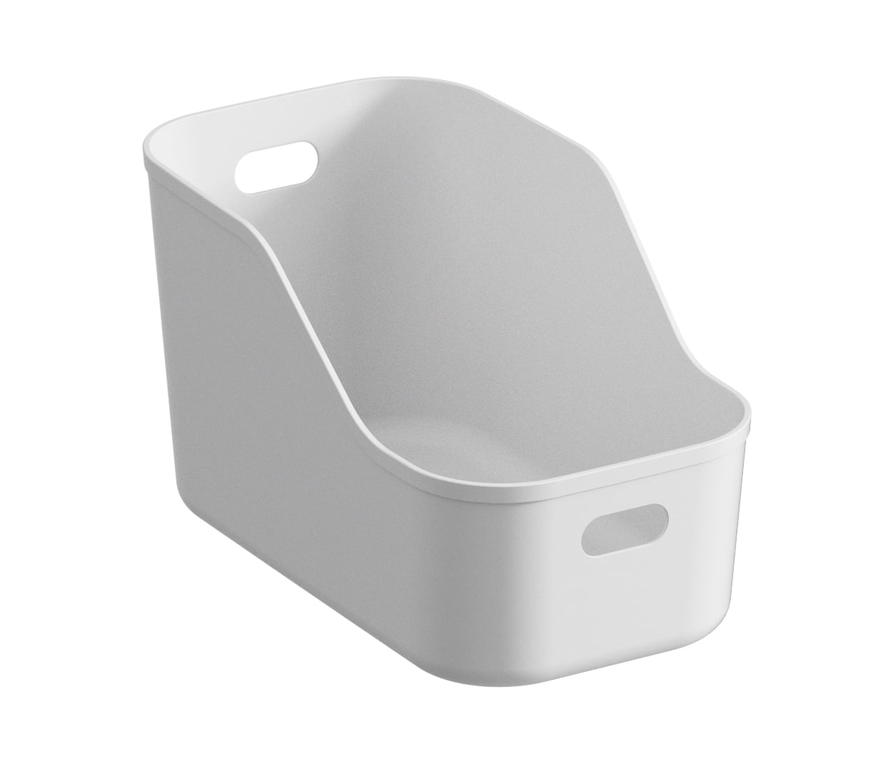 CASE - 24 Pack - White Plastic Bins/Storage Organizers - Pantry Baskets ...