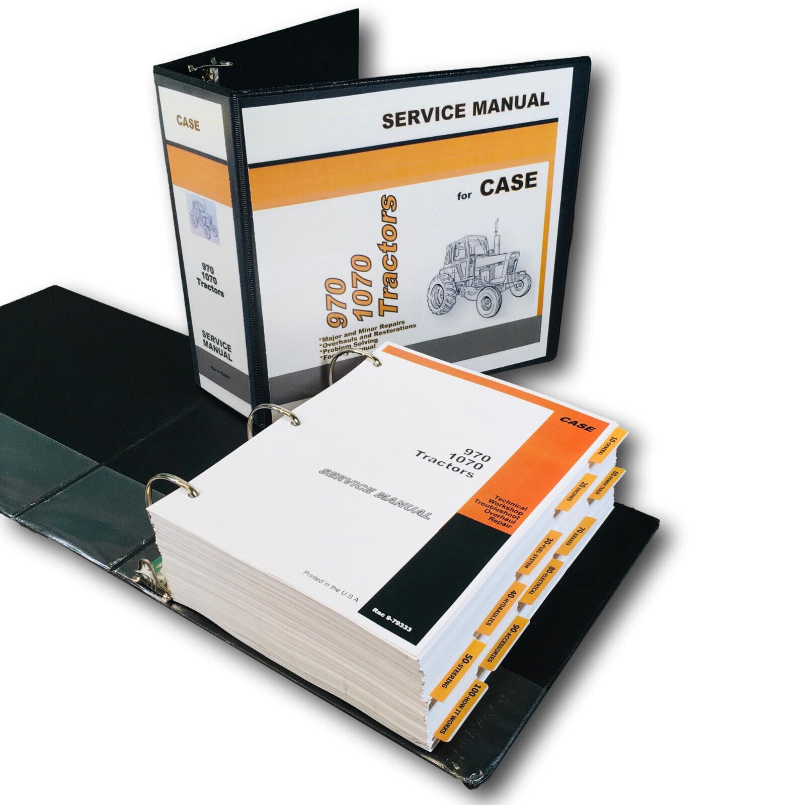 CASE 970 1070 TRACTORS SERVICE MANUAL REPAIR SHOP TECHNICAL WORKSHOP ...