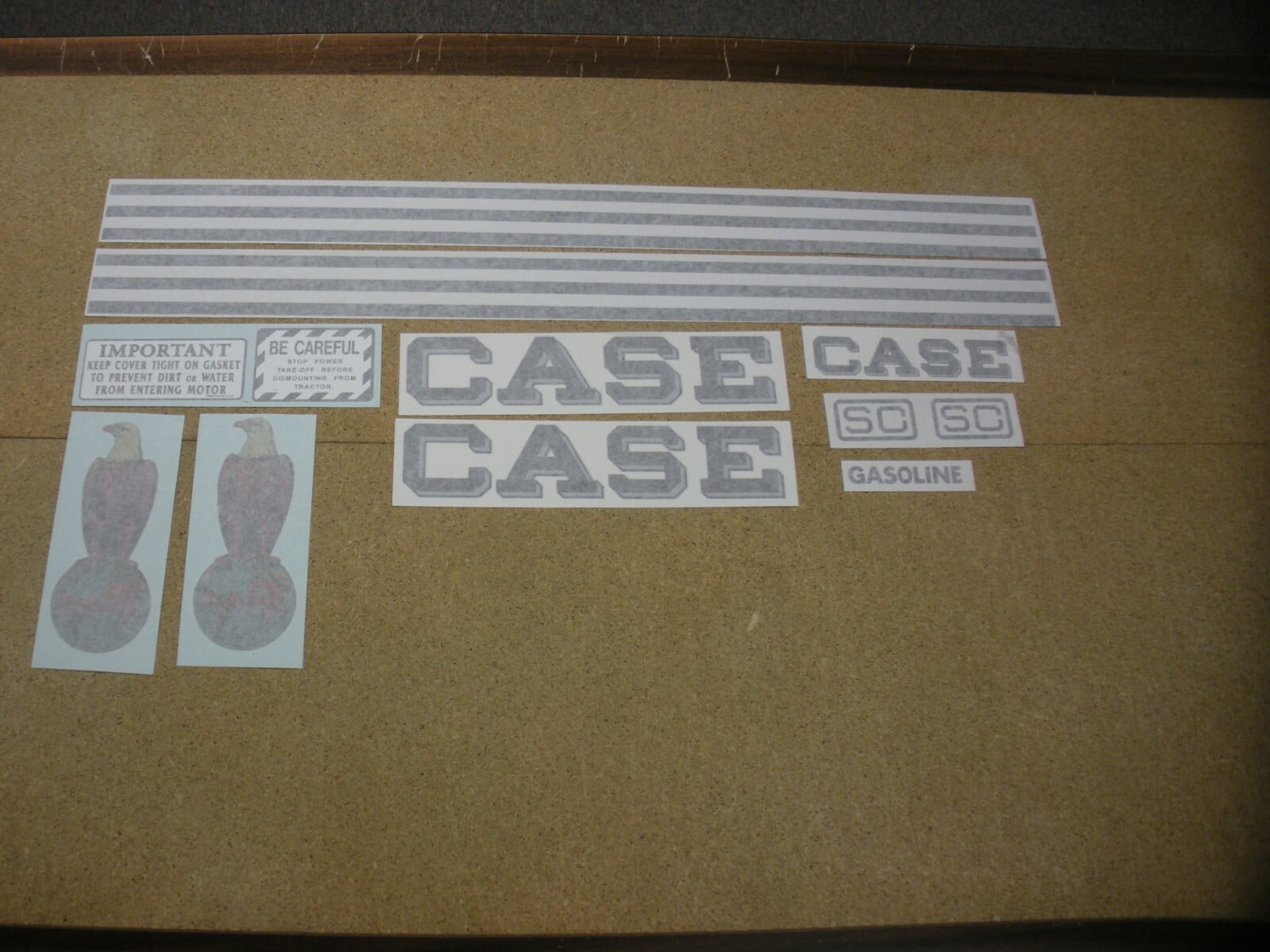 CASE Model SC Tractor Decal Set Vinyl Cut - NEW FREE SHIPPING - Walmart.com