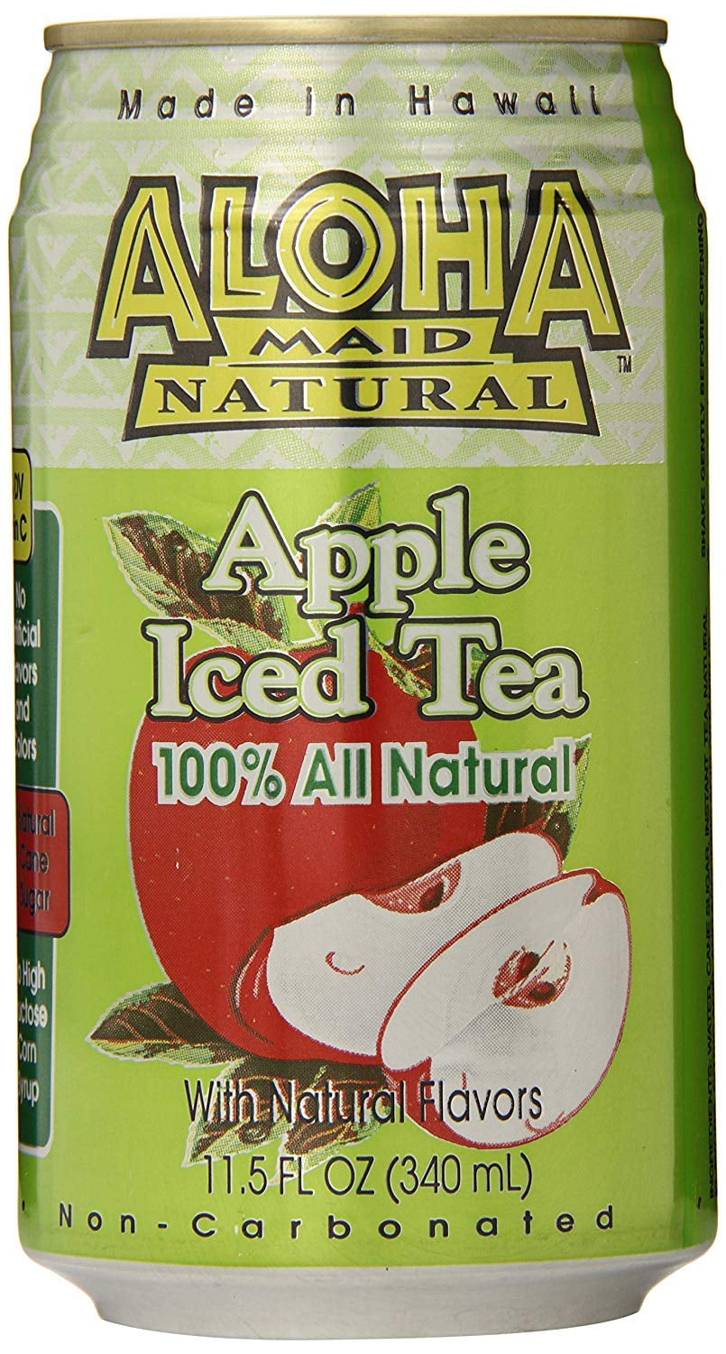 CASE OF 24 - 100% ALL NATURAL JUICE DRINK, MAKE IN HAWAII ( ICED TEA ...