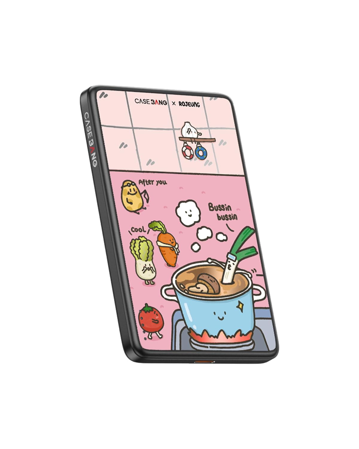 CASEBANG Magnetic Battery Pack Compatible with Magsafe,5000 mAh Power Bank, Wireless Charging ...