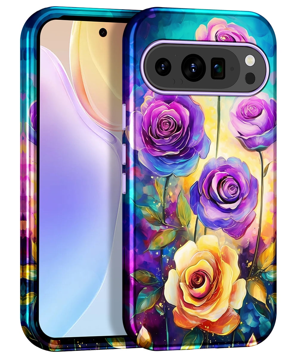 CASEFIV for Google Pixel 9 Case,Pixel 9 Pro Case,Heavy Duty Shockproof ...