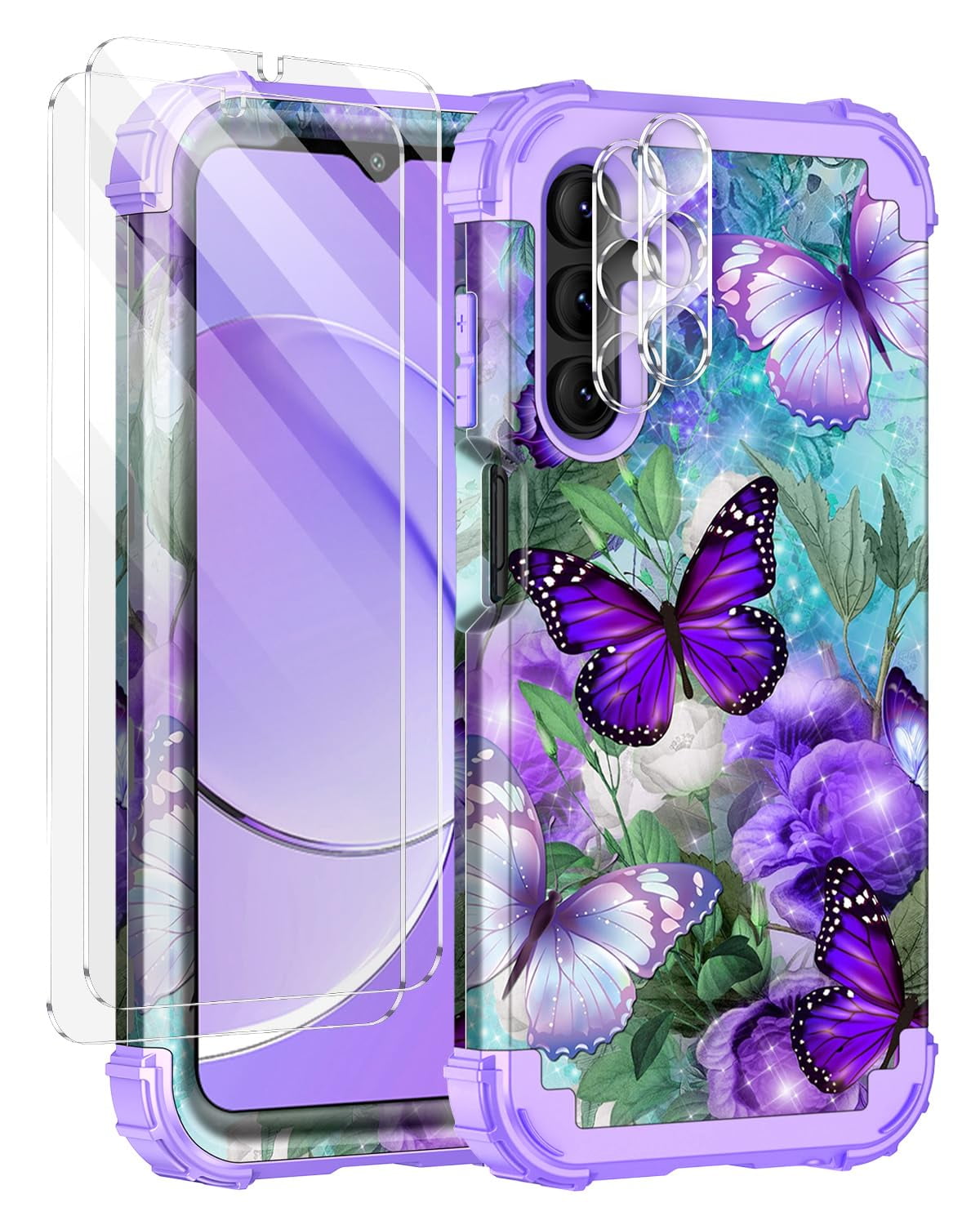 CASEFIV for Samsung Galaxy A15 5G Case,Three Layer Heavy Duty ...