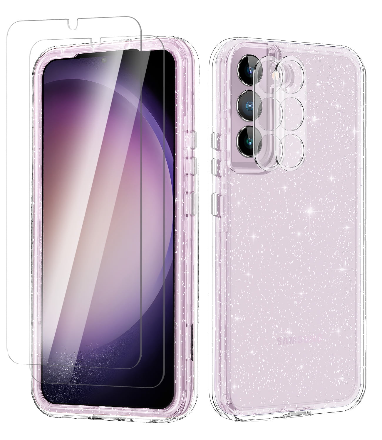 CASEFIV for Samsung Galaxy S23 Plus Case 6.6 Inch, with 2Pcs Tempered ...