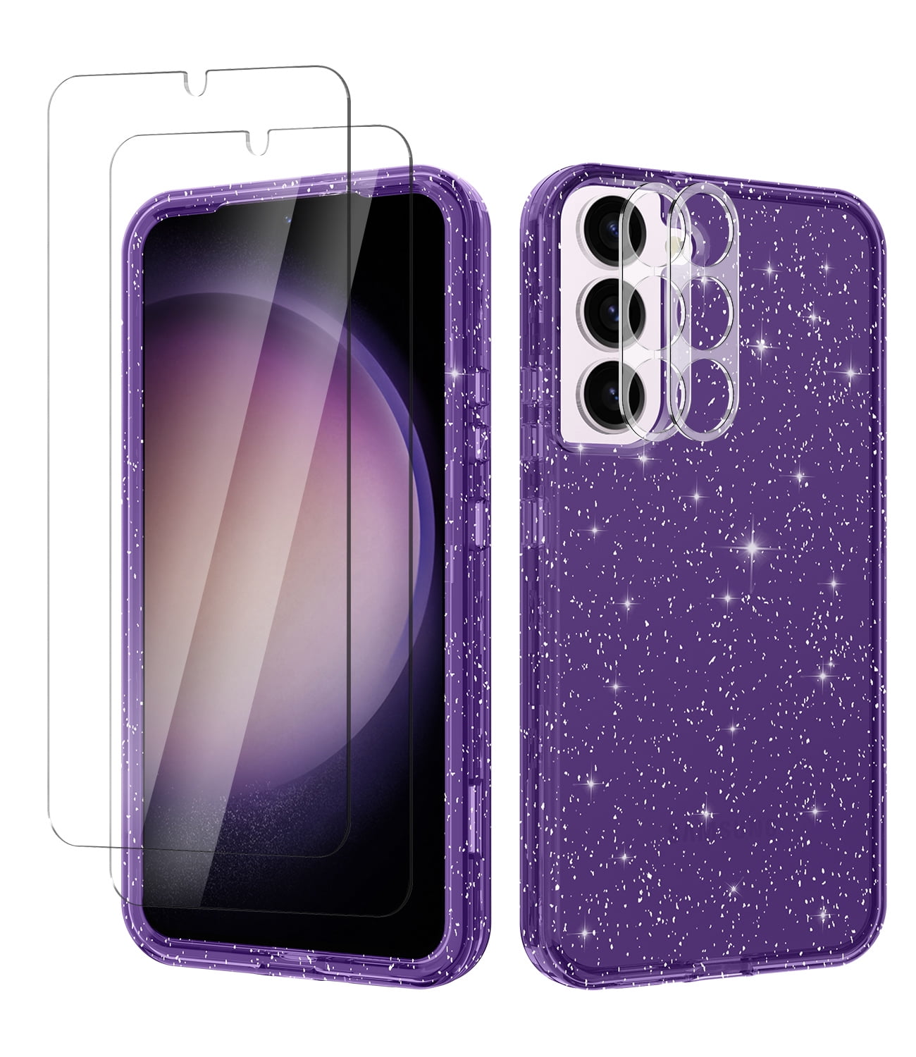 CASEFIV for Samsung Galaxy S23 Plus Case 6.6 inch, with 2Pcs Tempered ...