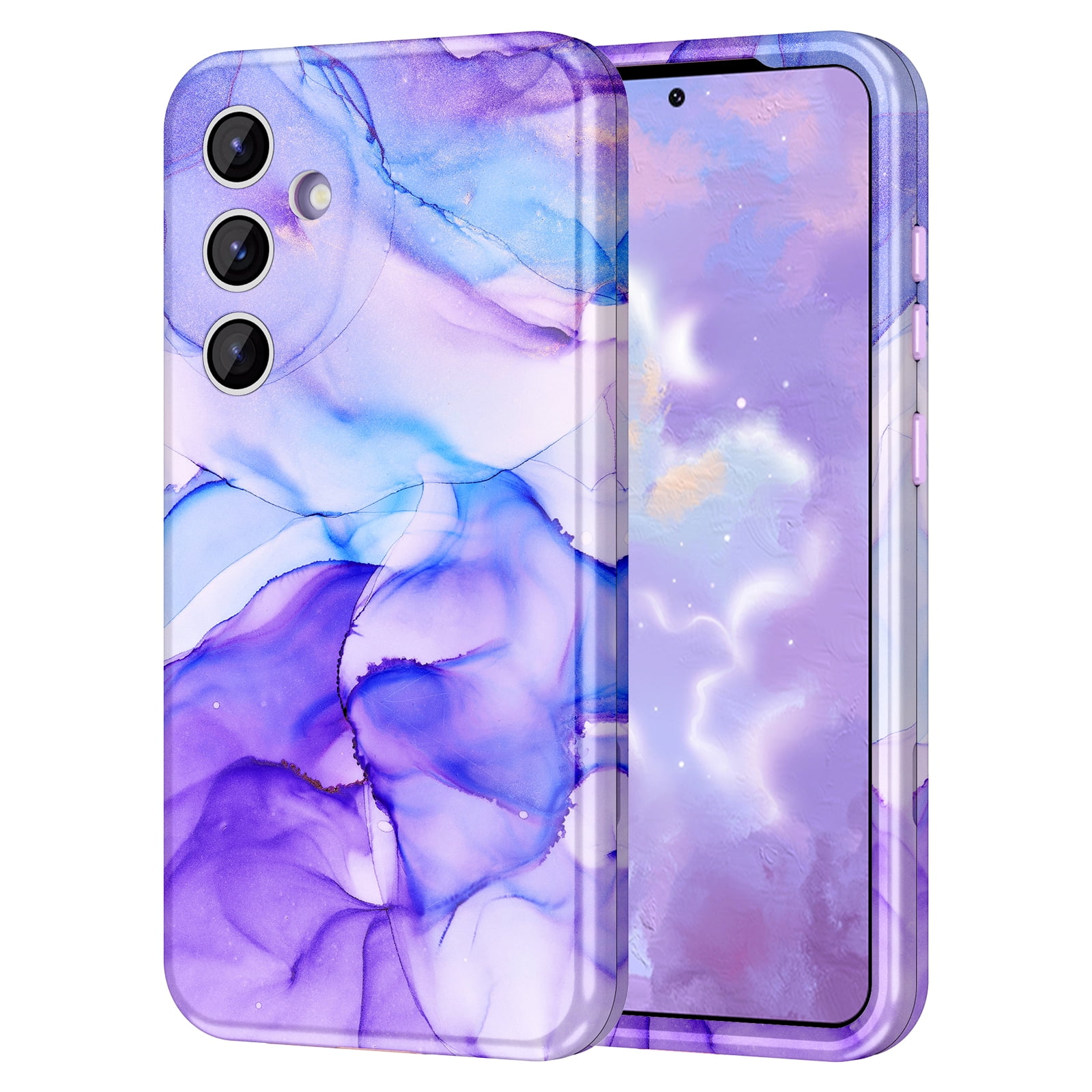 CASEFIV for Samsung Galaxy S24 Case with Built-in Camera Protector,Full ...