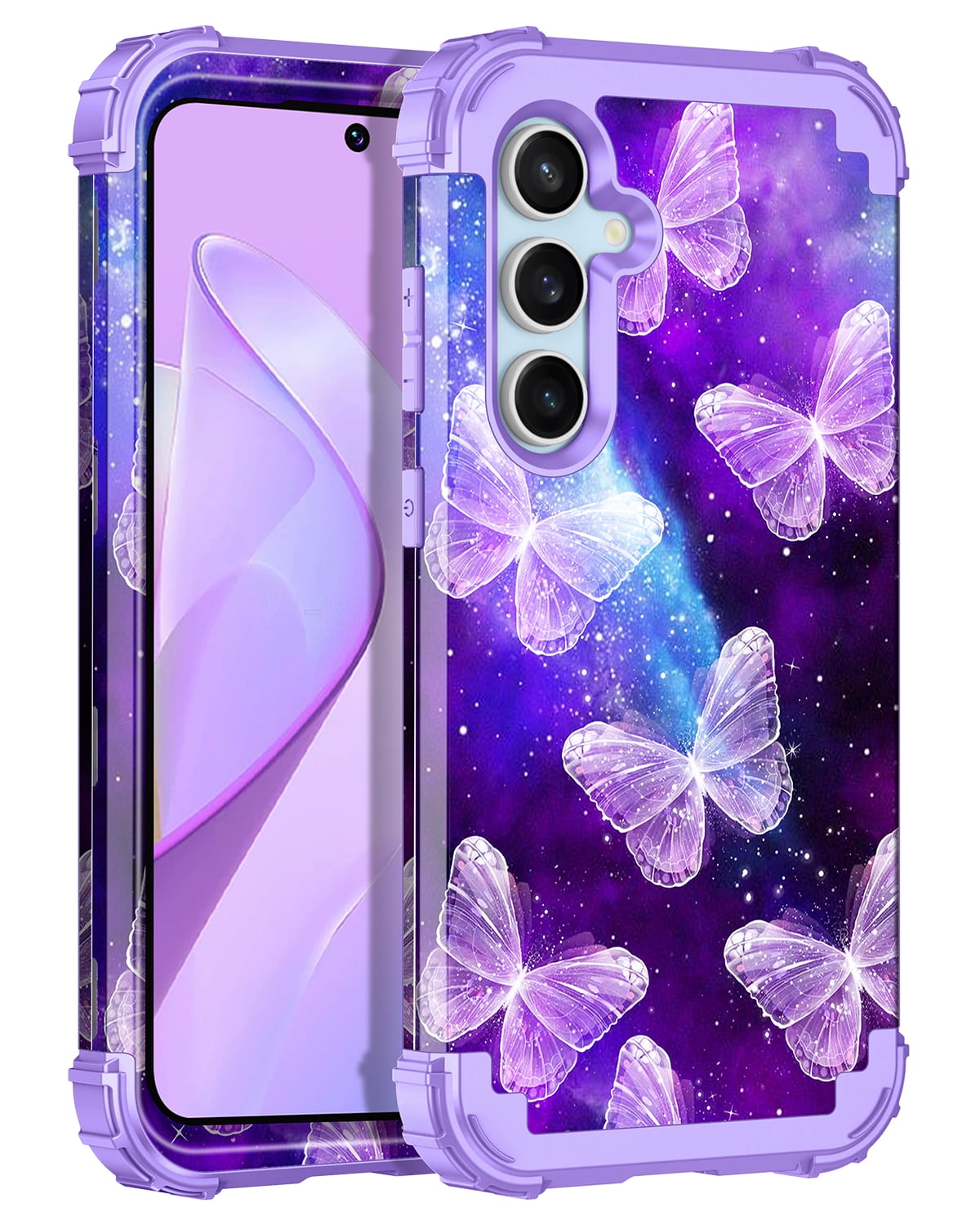 CASEFIV for Samsung Galaxy S24 FE 5G Case,Three Layer Heavy Duty Sturdy ...