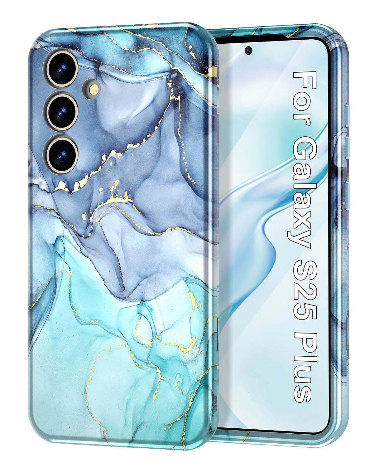 CASEFIV for Samsung Galaxy S25 Plus Case,3 in 1 Heavy Duty Shockproof ...