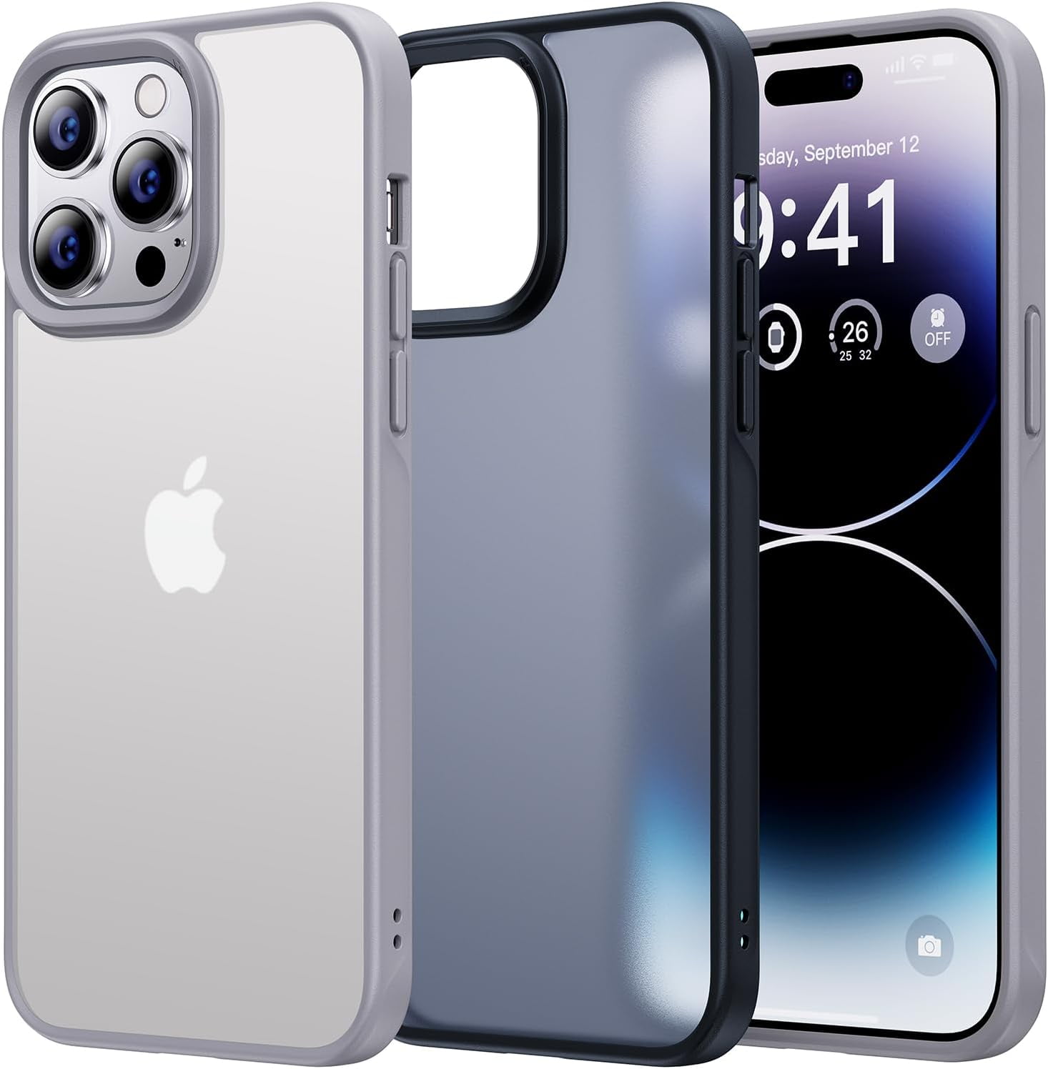 CASEKOO for iPhone 14 Pro Max Case Matte Shockproof, [Never Yellow ...