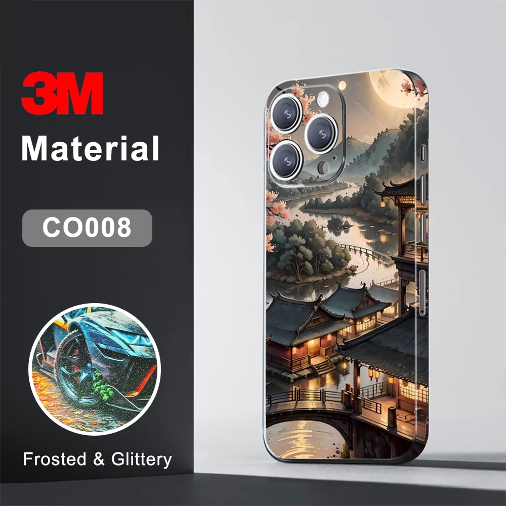 CASEKiTTY 3M Skin Wrap Sticker Back Film For iPhone 15 Pro Max 14 13 12 ...