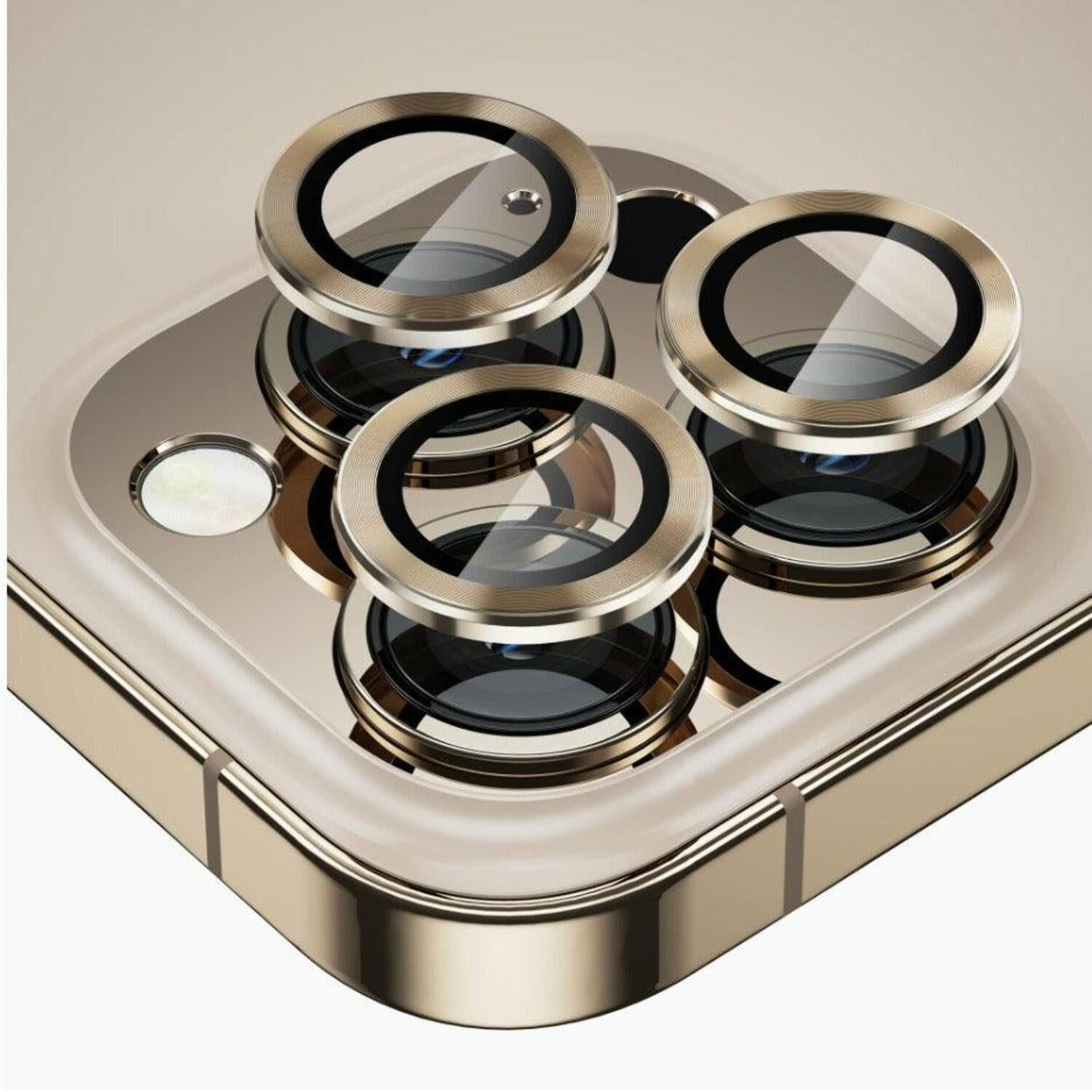 CASELIX Camera Lens Protectors for iPhone 13 Pro Max, Metal Full Cover ...