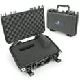 CASEMATIX 12" Waterproof Hard Case with Customizable Foam for Portable ...