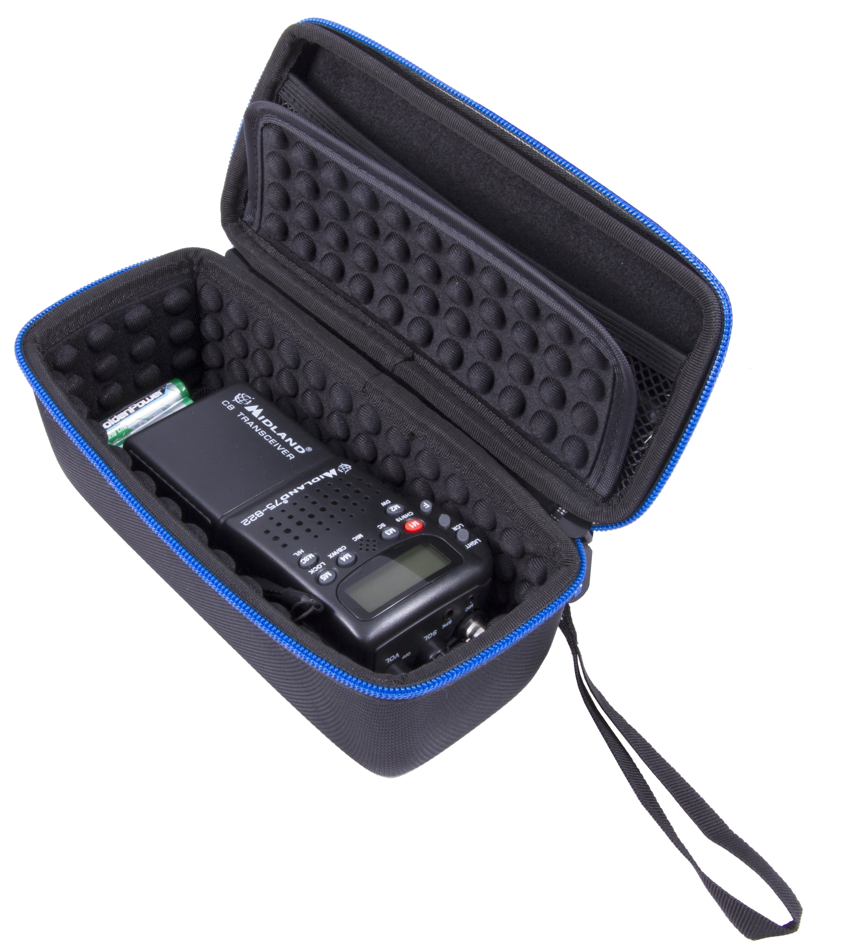 CASEMATIX 2-Way Radio Case Fits CB Radios Midland 75822, Uniden BC75XLT ...
