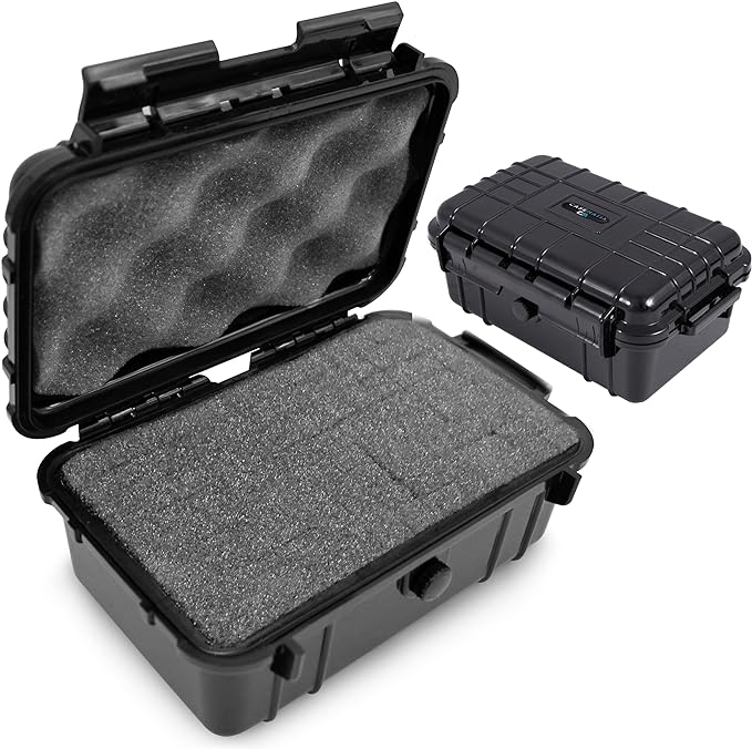 CASEMATIX 8" Waterproof Small Hard Case with Customizable Foam for ...