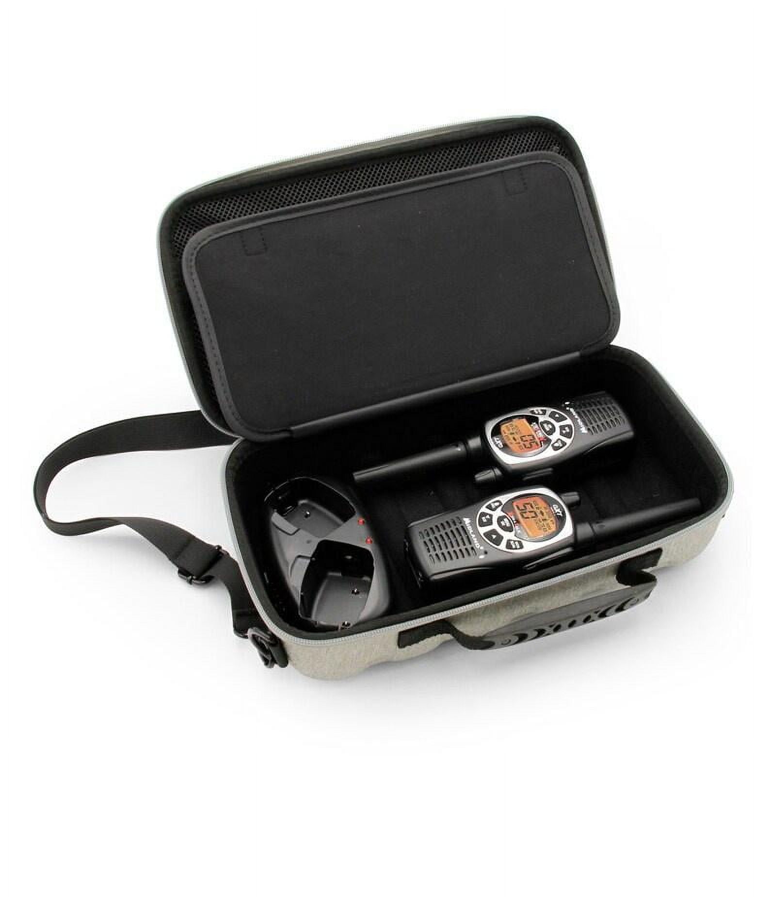 CASEMATIX CB RADIO CASE COMPATIBLE WITH PORTABLE CB RADIOS BY MIDLAND 2 ...