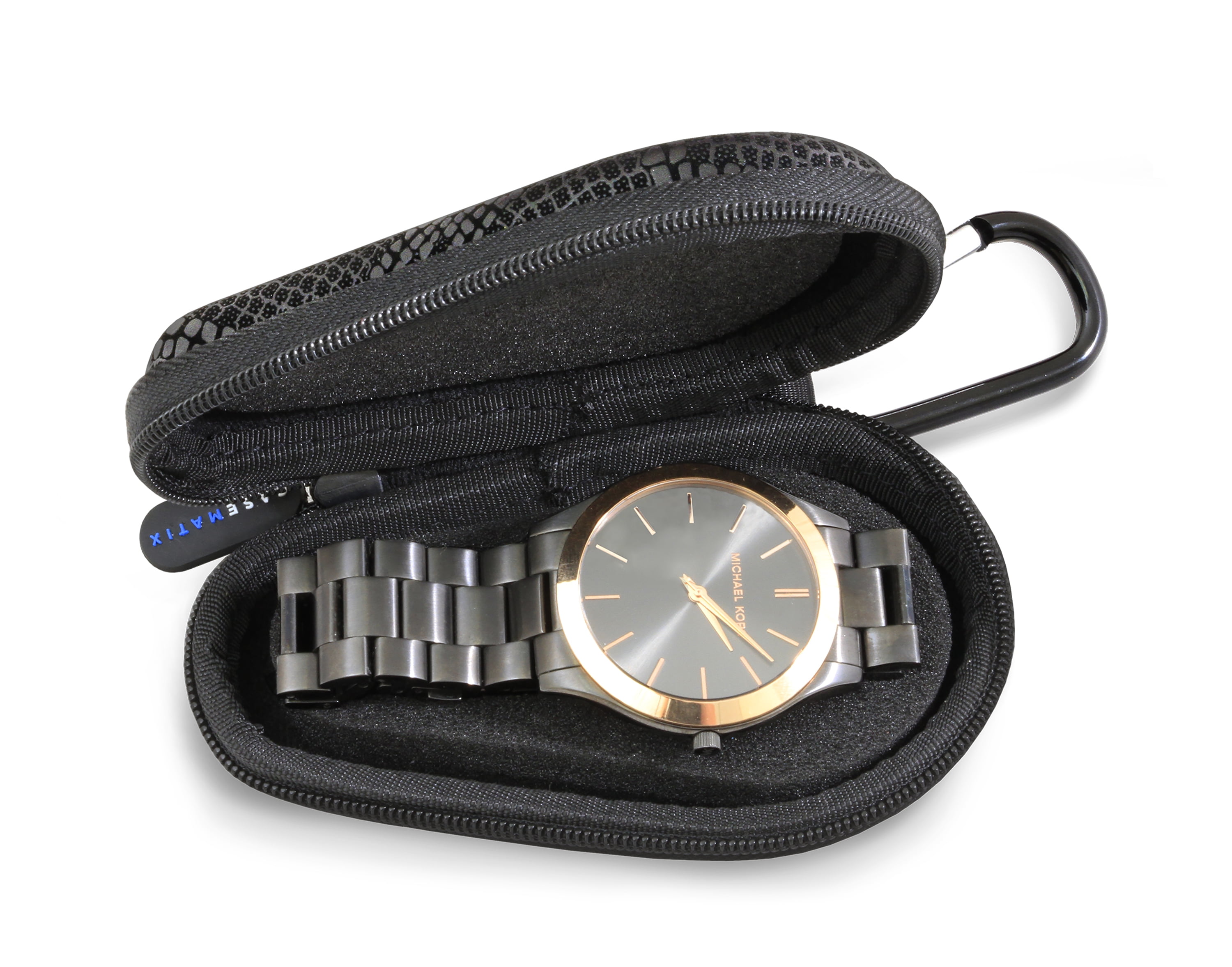 CASEMATIX Croc Skin Protective Watch Case Fits Stainless Steel Metal ...