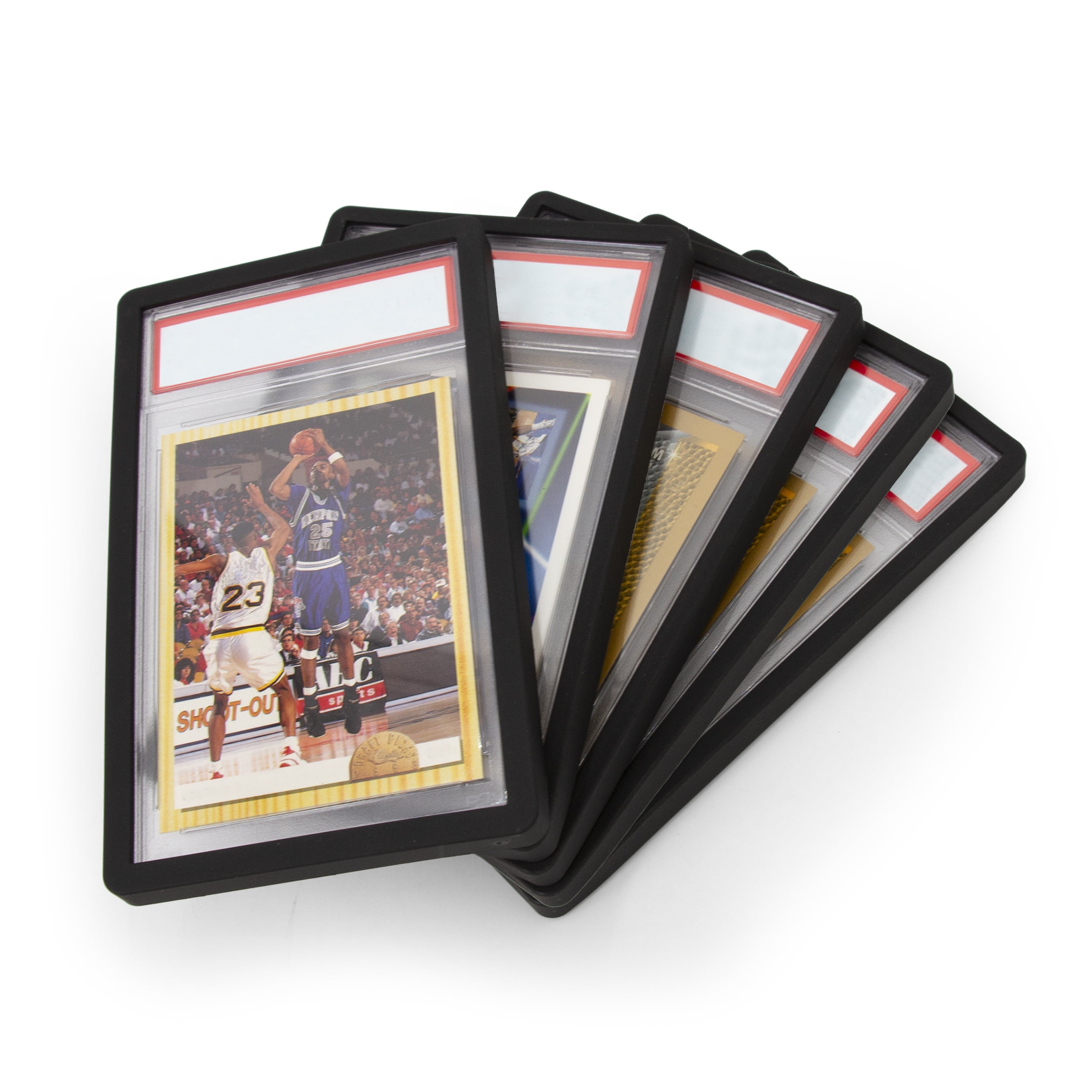 CASEMATIX Graded Card Bumper Guards fits PSA Graded Cards, Includes 5 ...