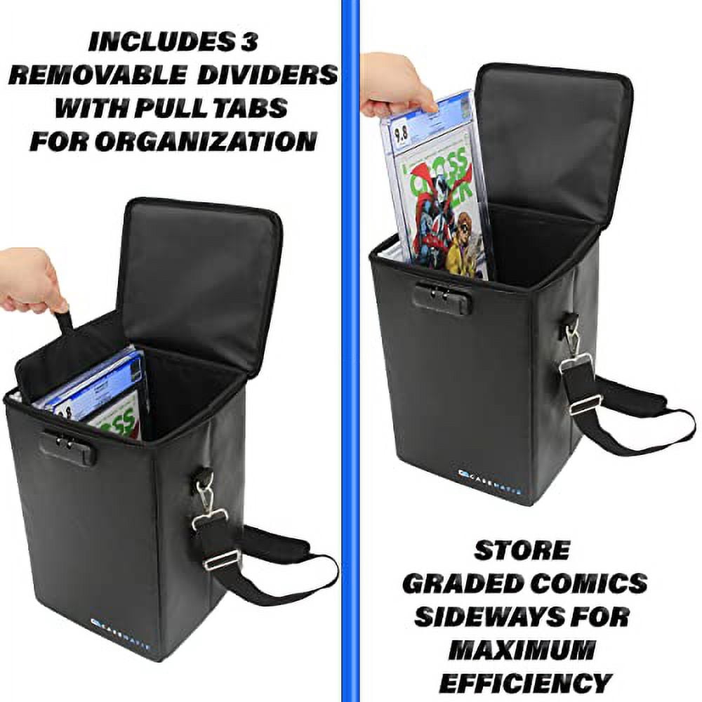 CASEMATIX Graded Comic Book Storage Travel Case Fits 15 CGC Graded ...
